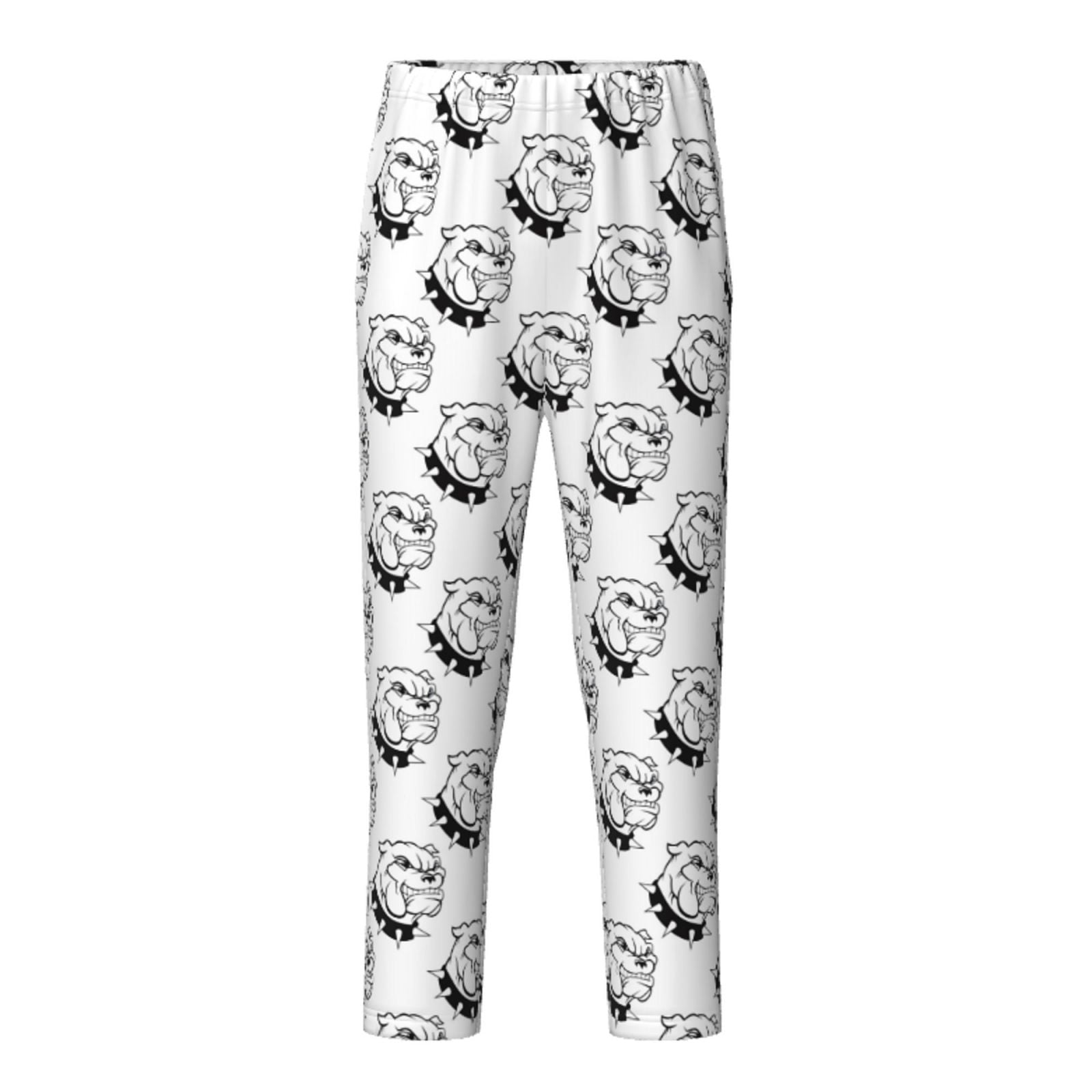 Zeuib Cool Dog Print Pajama Pants for Girls Boys,PJ Bottoms for Kids ...