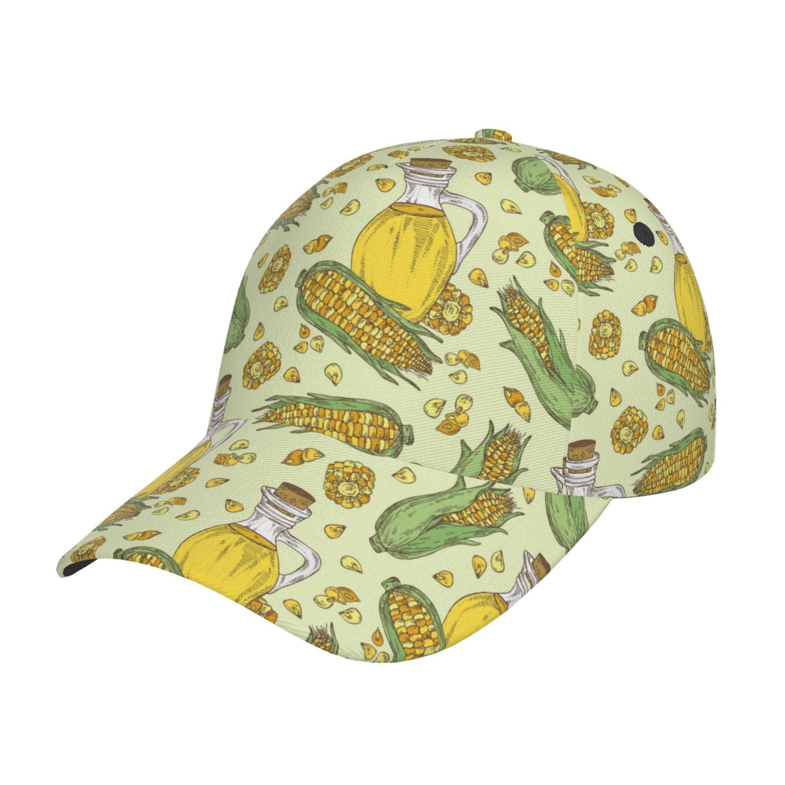 Zeuib Corn And Corn Oil Baseball Cap Adjustable Size for Running ...
