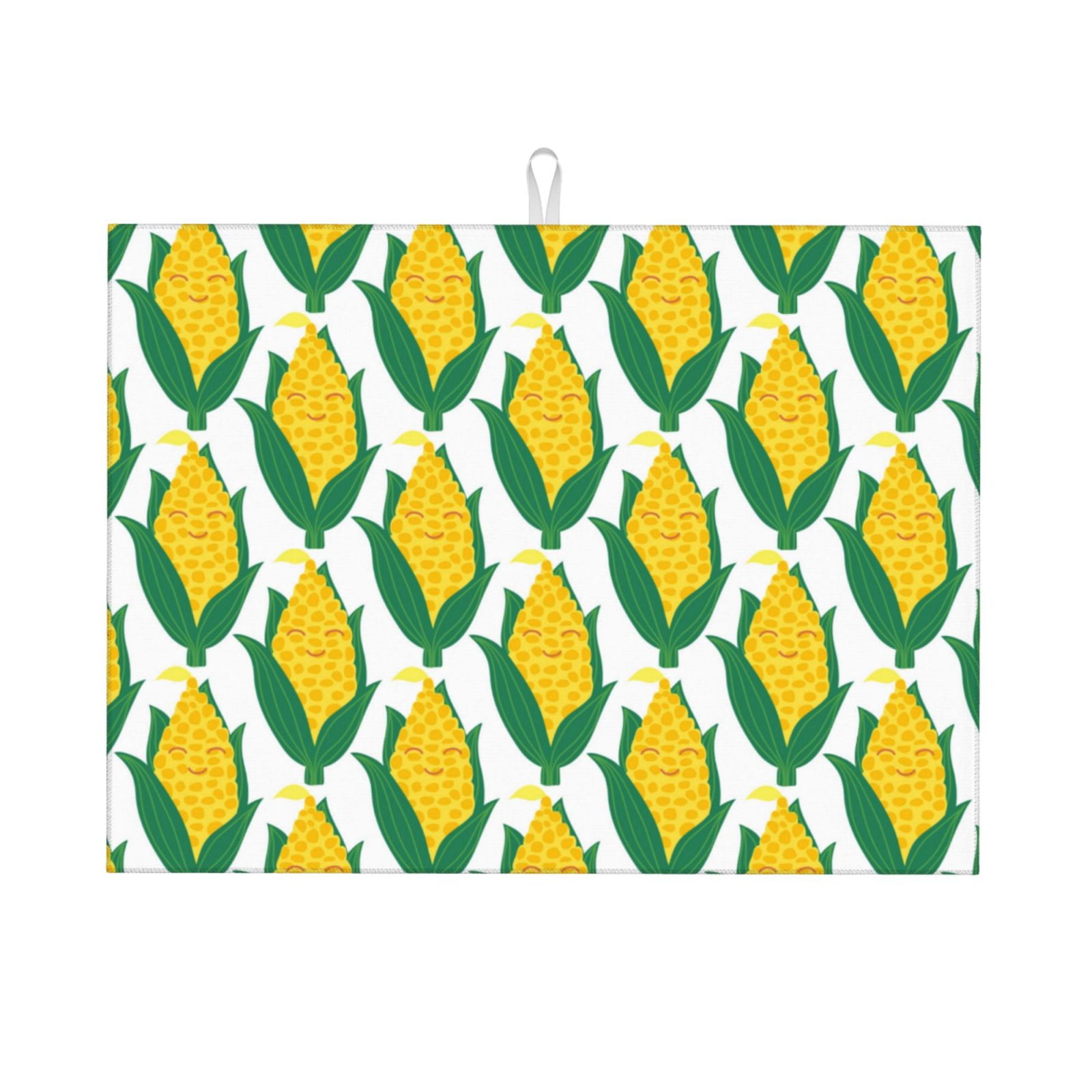 Zeuib Corn Cob Dish Drainer Kitchen Counter, Kitchen Drying Mat,Heat ...
