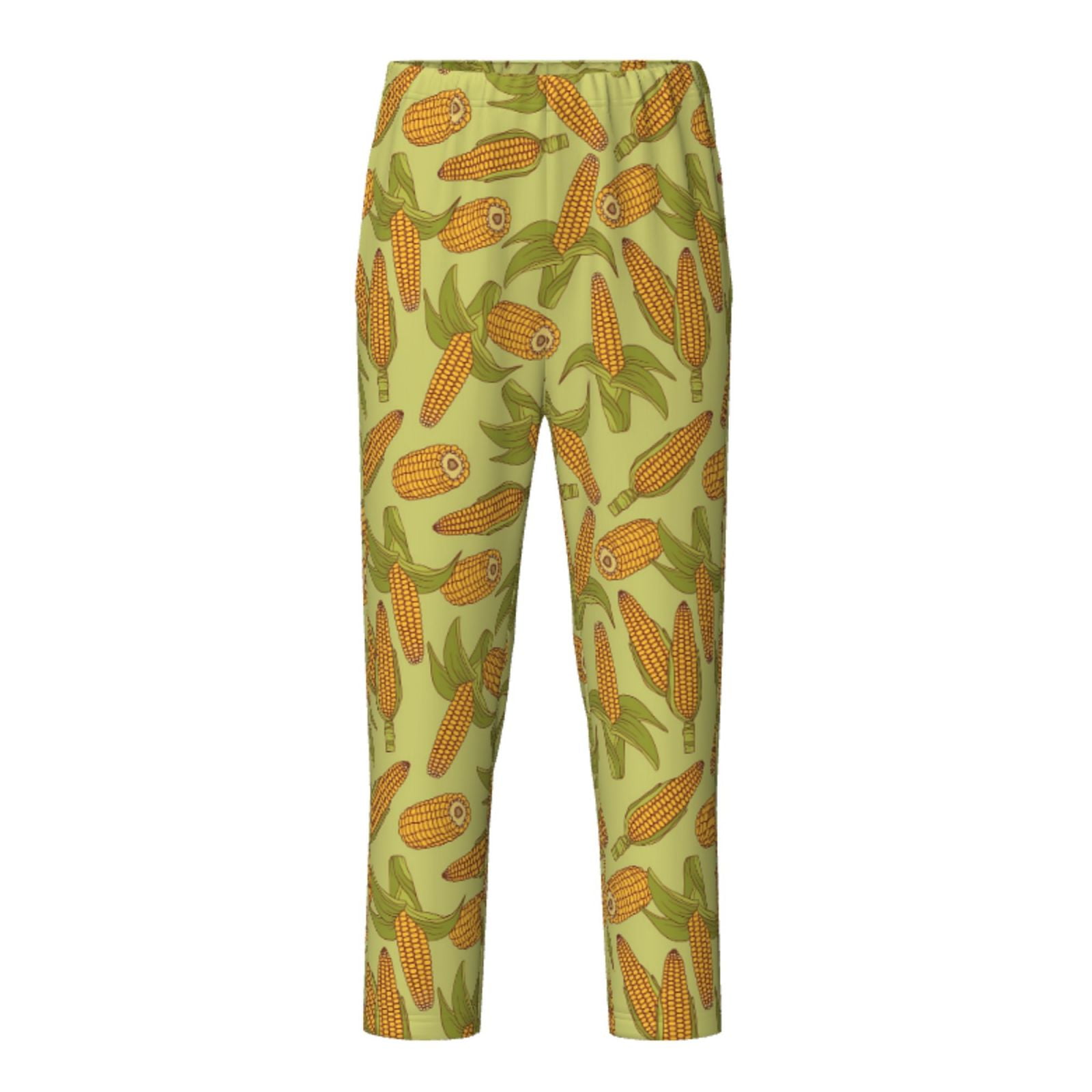 Zeuib Corn Print Pajama Pants for Girls Boys,PJ Bottoms for Kids ...