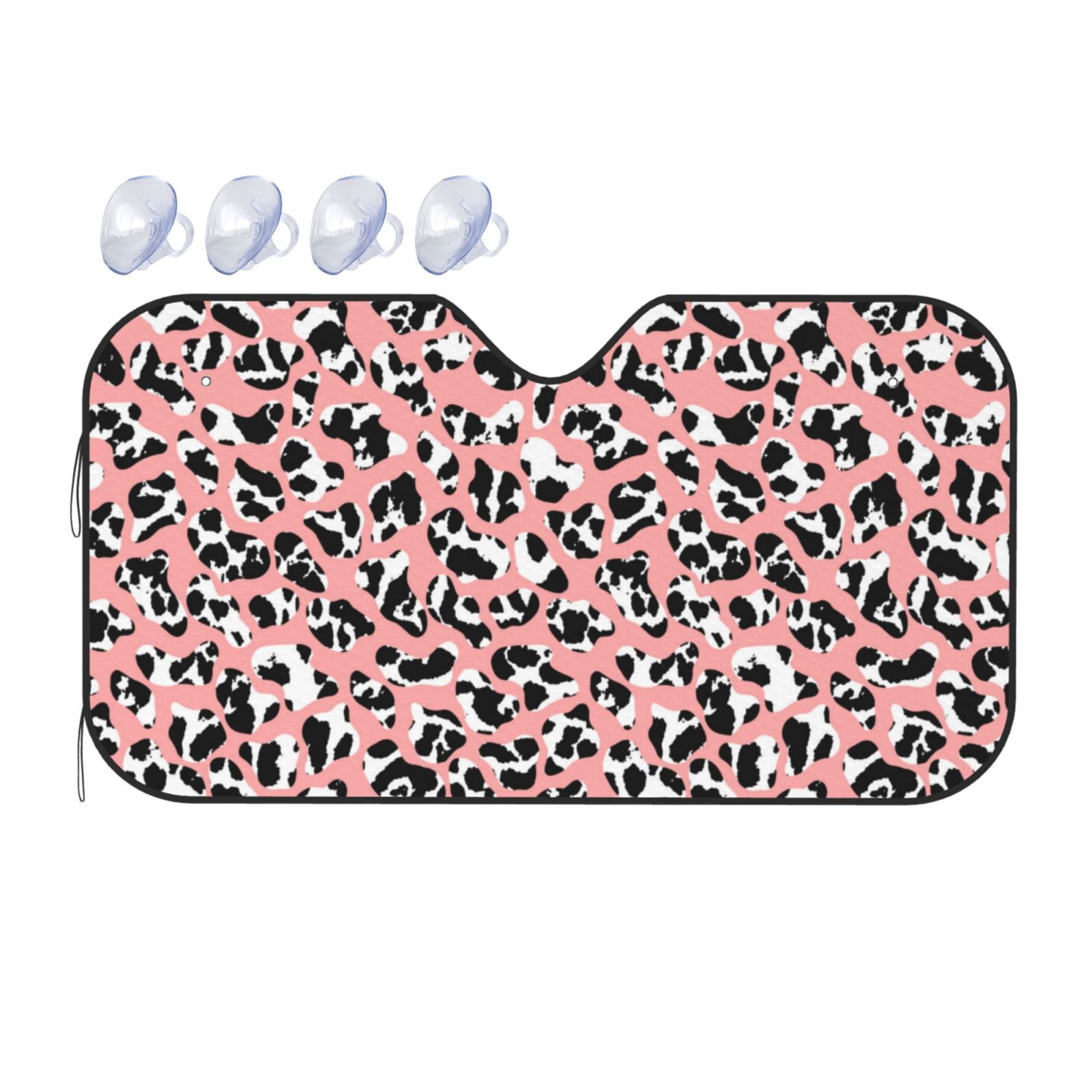 Zeuib Cow Animal Skin Premium Car Sunshade: Superior Sun Protection and ...