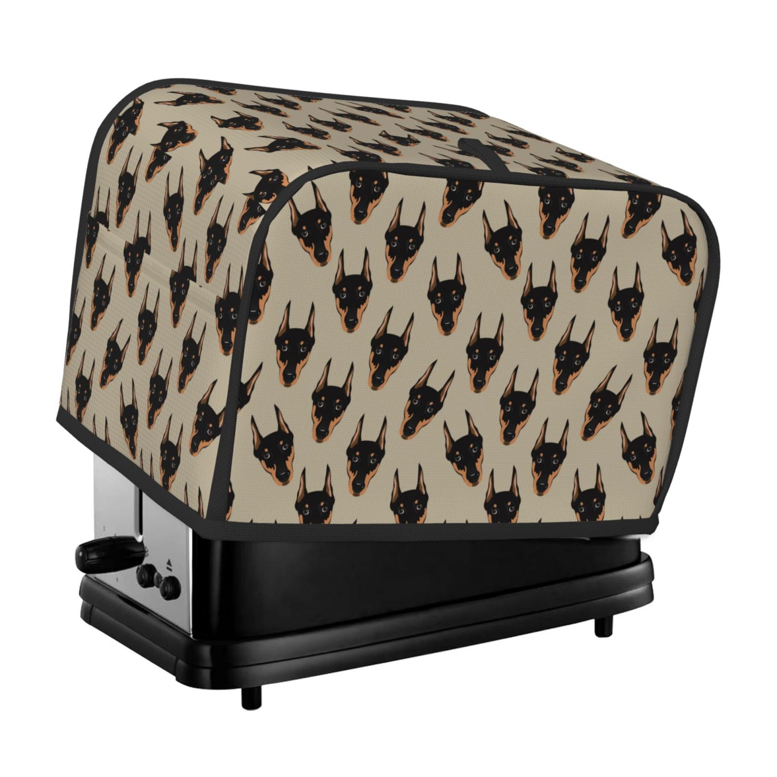 Zeuib Cute Black Dog Two Slice Toaster Dust Cover Appliance Cover And ...