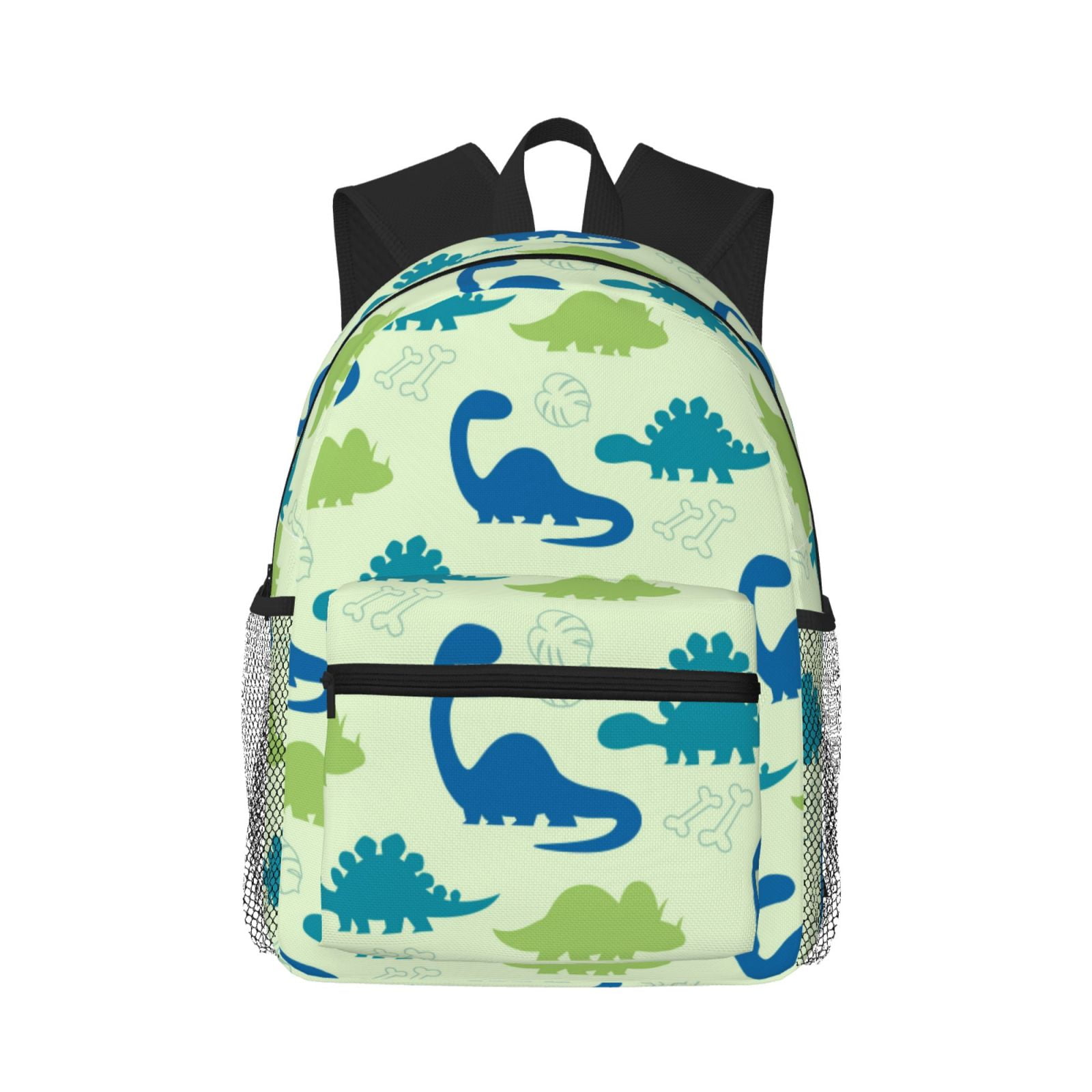 Zeuib Cute Dinosaur Blue Green Backpack，Stylish, Comfortable, and ...