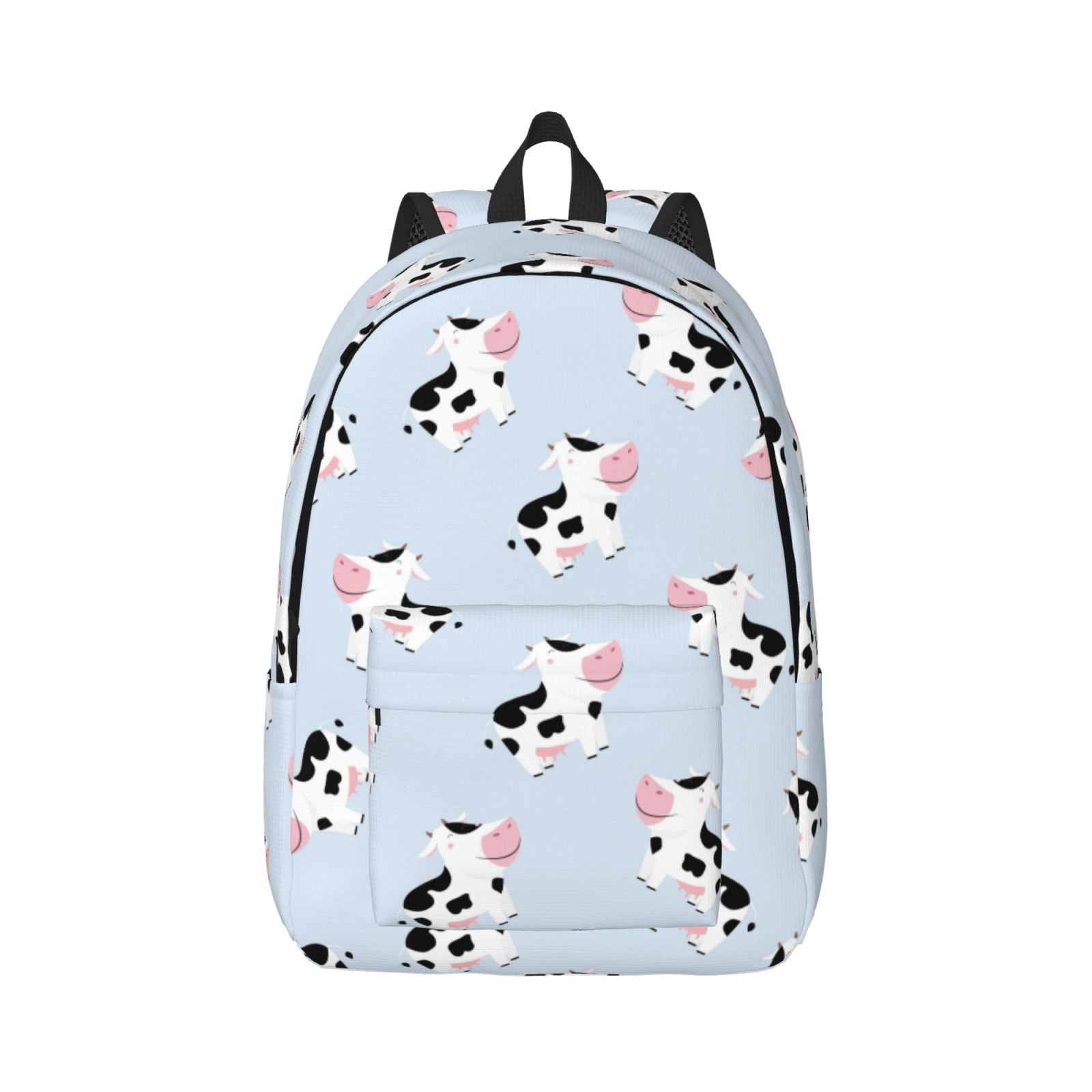 Zeuib Cute Farm Cow Stylish and Durable Canvas Backpack: Perfect for ...