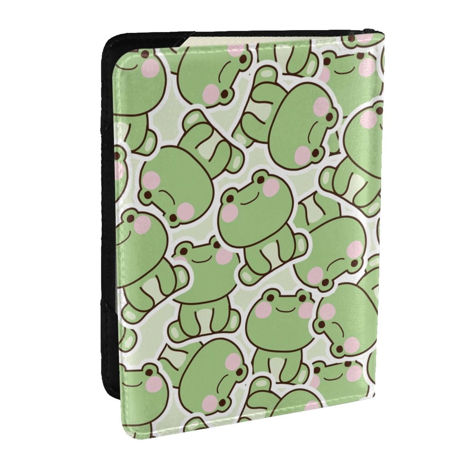 Zeuib Cute Frog Premium Eco-Leather Passport Holder Wallet - Stylish ...