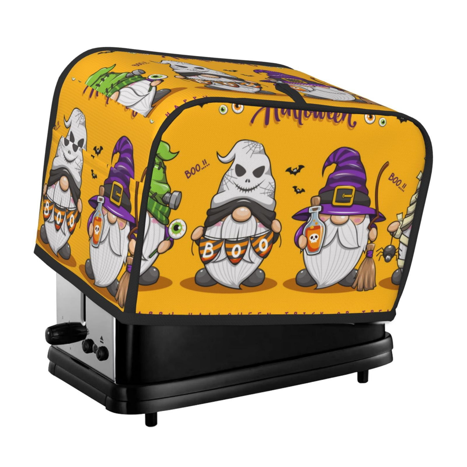 Zeuib Cute Gnomes Halloween Two Slice Toaster Dust Cover Appliance ...