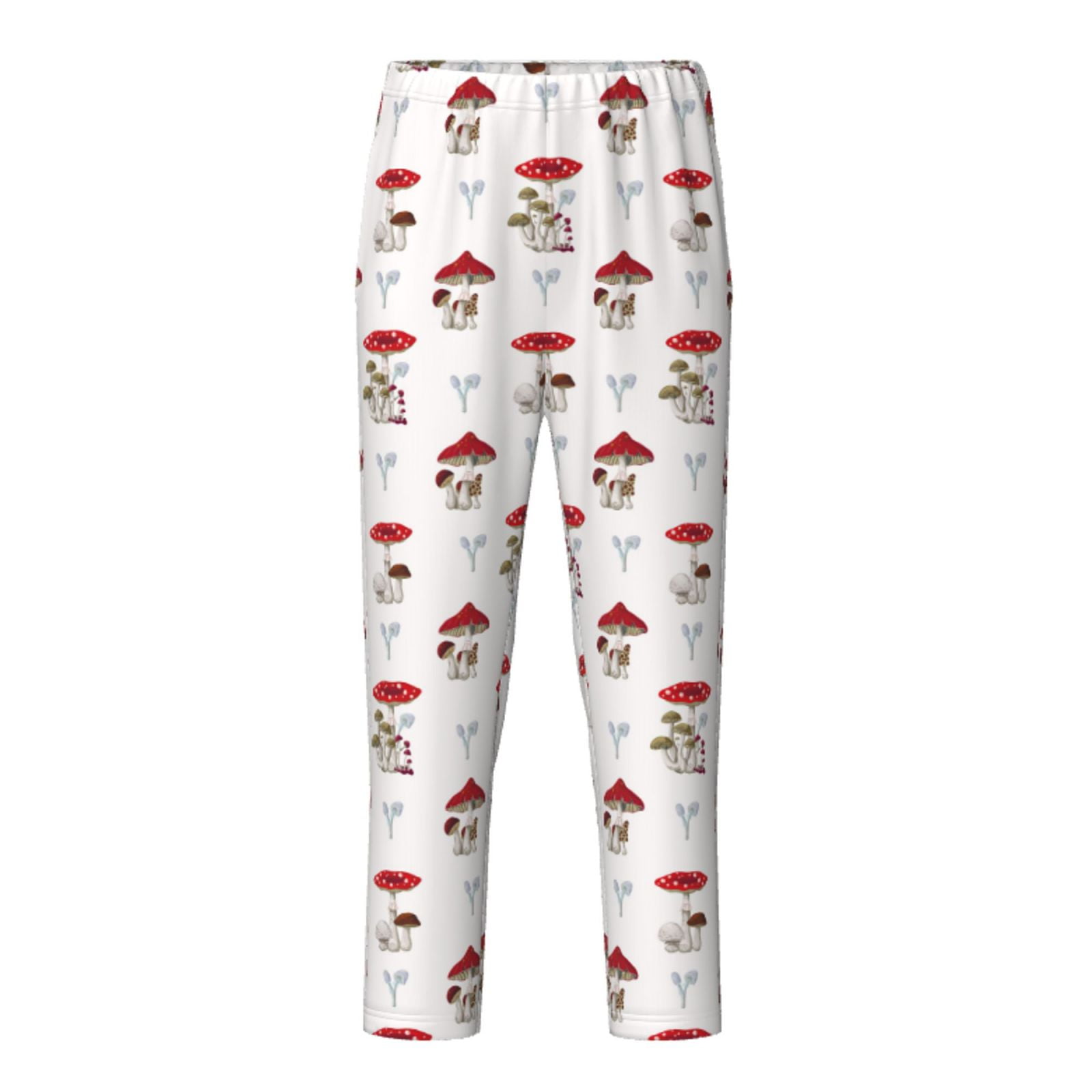 Zeuib Different Mushrooms Print Pajama Pants for Girls Boys,PJ Bottoms ...