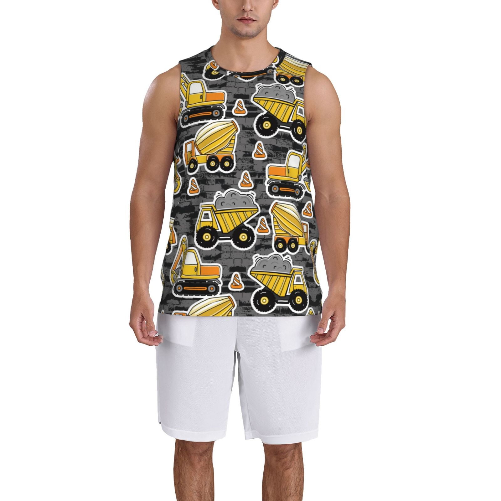 Zeuib Excavator At Work Jersey Shirt for Men,Mesh Athletic Practice ...
