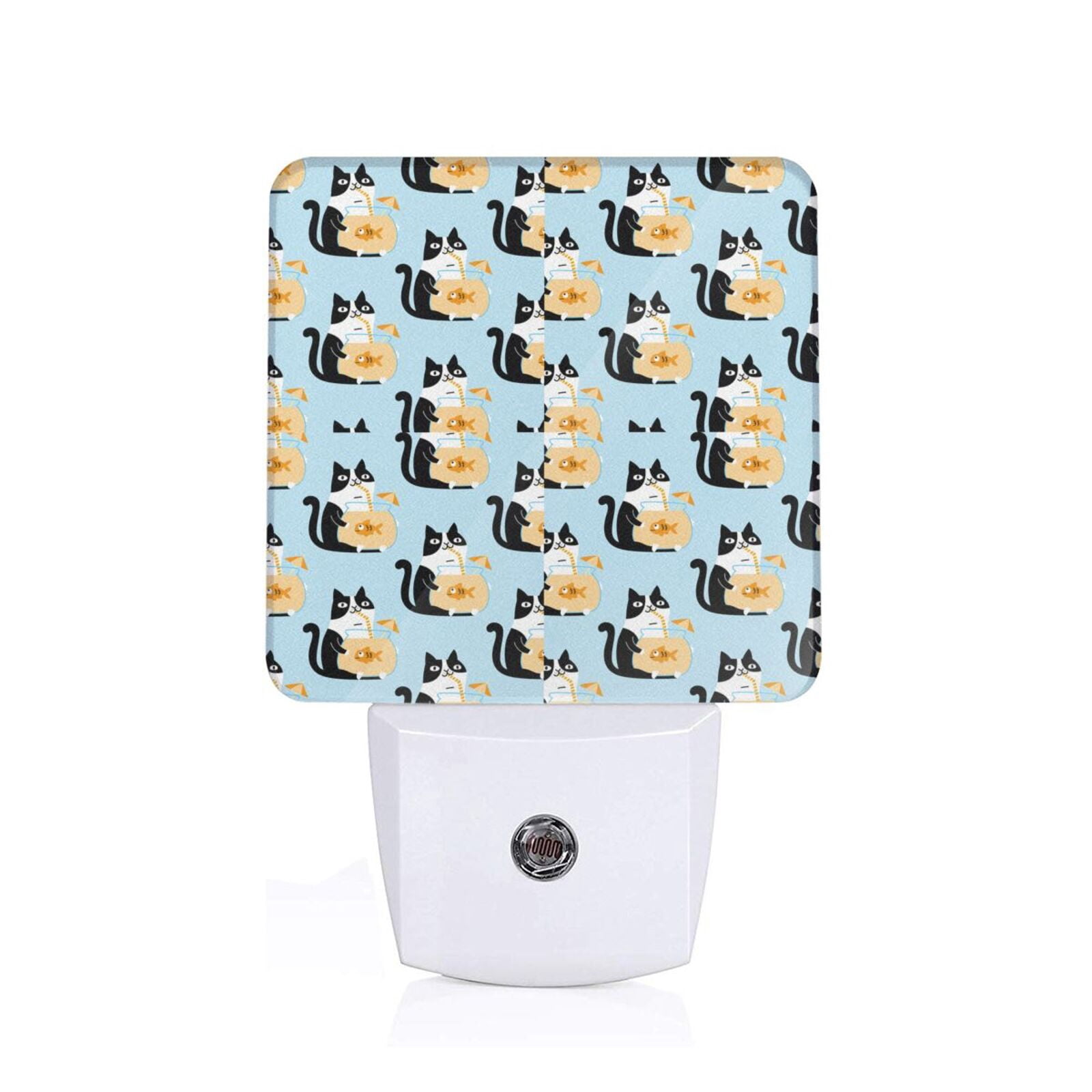 Zeuib FUNNY CAT IS DRINKING WATER LED Night Light,Plug in Night Light ...