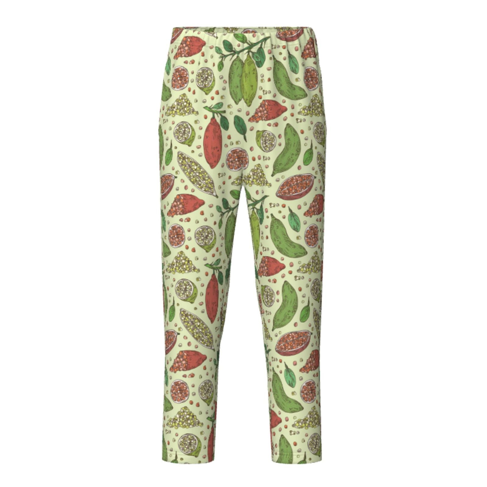 Zeuib Finger Lime Fruits Print Pajama Pants for Girls Boys,PJ Bottoms ...