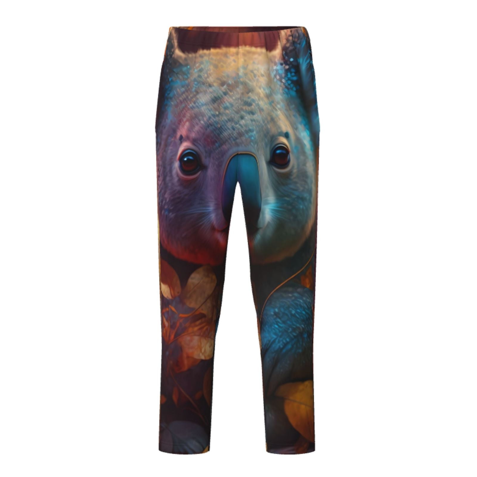 Zeuib Forest Koala Print Pajama Pants for Girls Boys,PJ Bottoms for ...