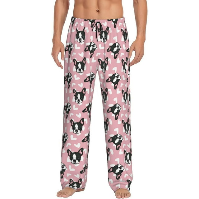 Zeuib French Bulldog Men's Pajama Pant Sleep Pajama Lounge Pant PJ ...