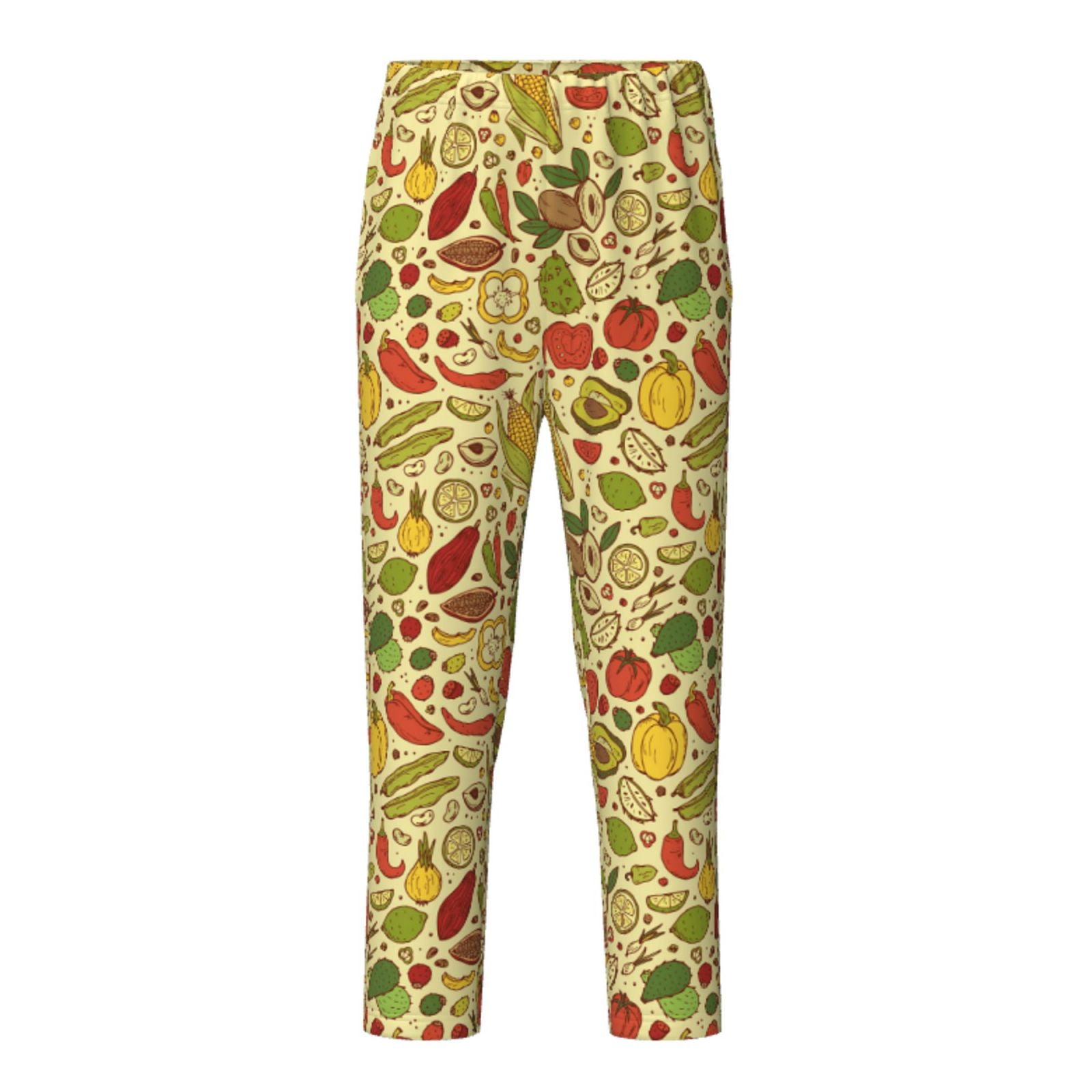 Zeuib Fruits And Vegetables Print Pajama Pants for Girls Boys,PJ ...