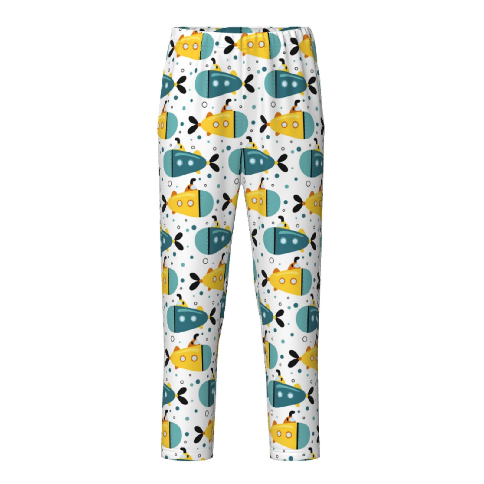 Zeuib Funny Boats Print Pajama Pants for Girls Boys,PJ Bottoms for Kids ...