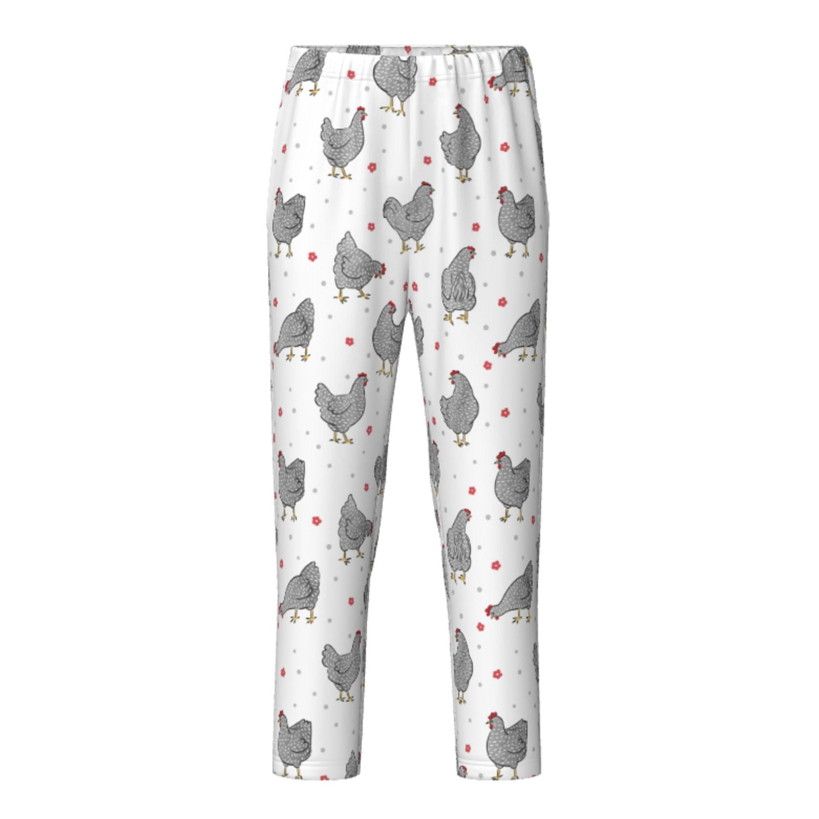 Zeuib Funny Chicken Print Pajama Pants for Girls Boys,PJ Bottoms for ...