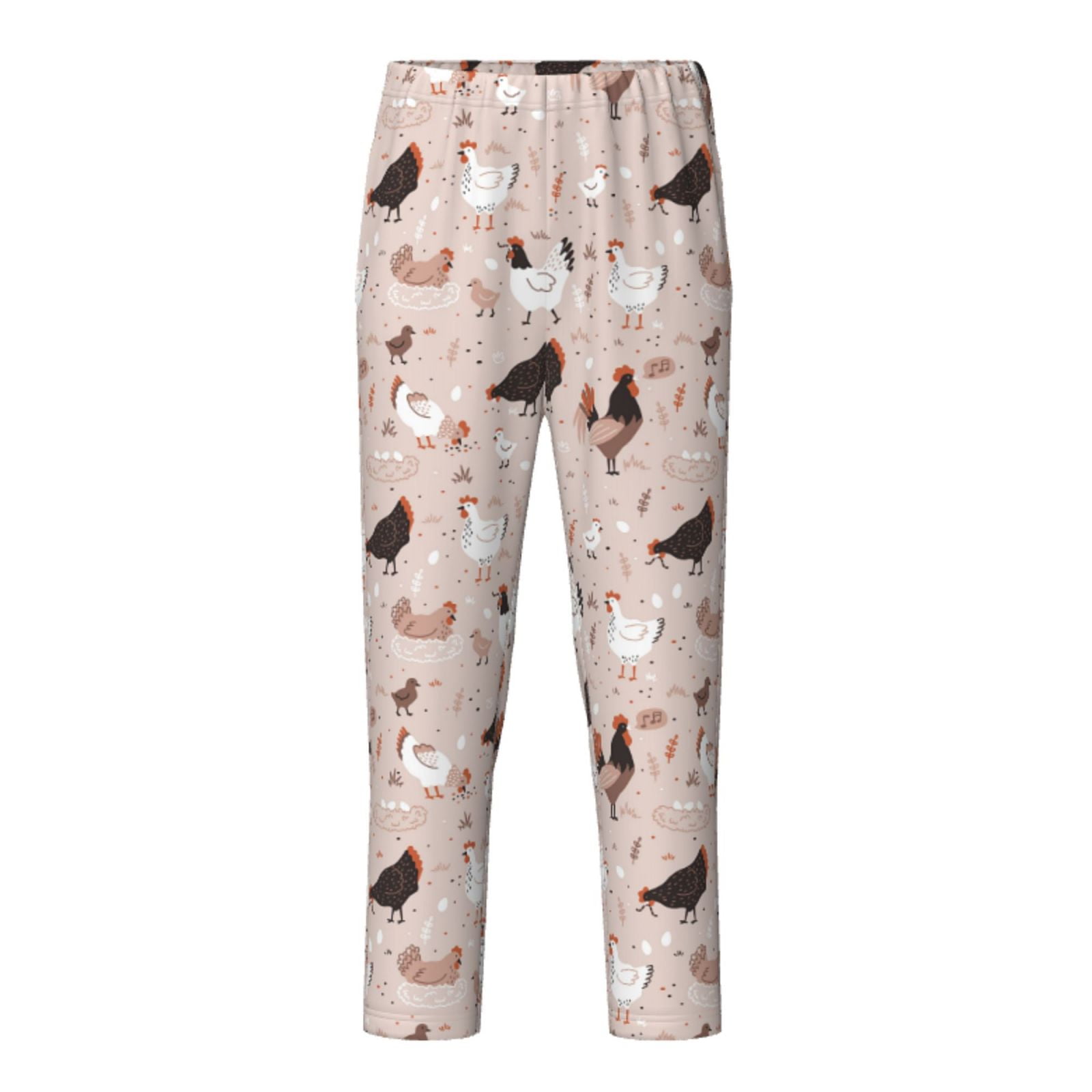 Zeuib Funny Chicken Print Pajama Pants for Girls Boys,PJ Bottoms for ...