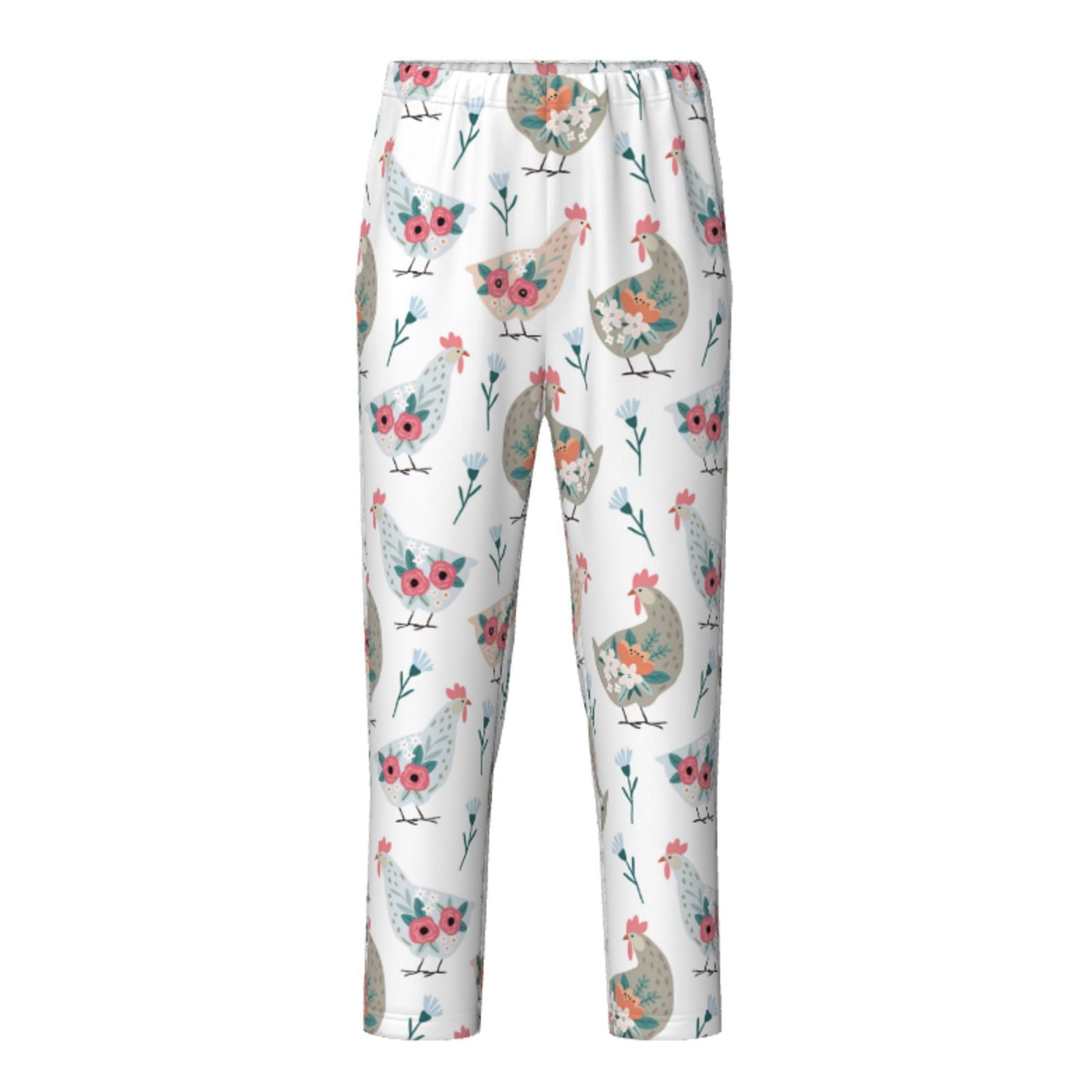 Zeuib Funny Chicken Print Pajama Pants for Girls Boys,PJ Bottoms for ...