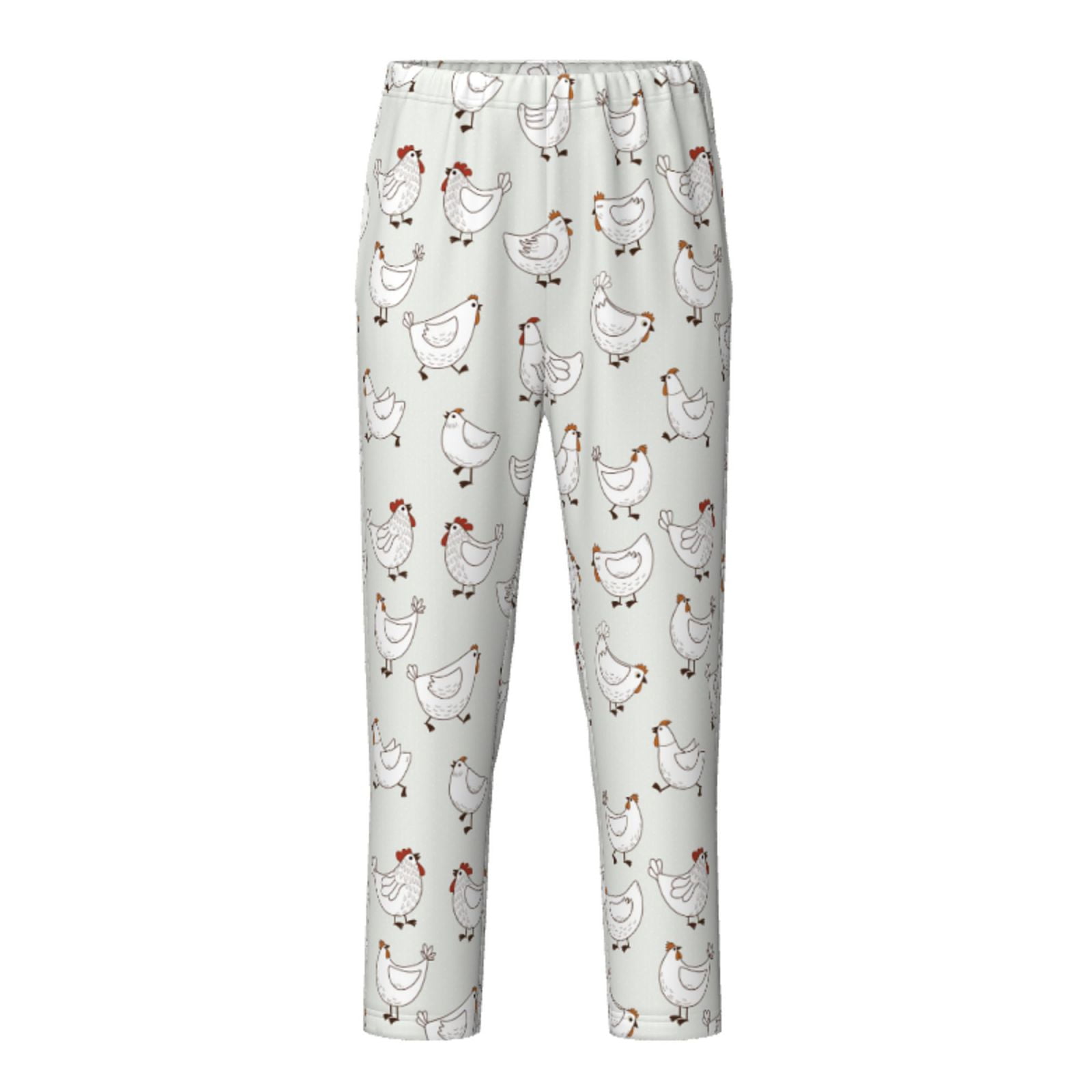 Zeuib Funny Chicken Print Pajama Pants for Girls Boys,PJ Bottoms for ...