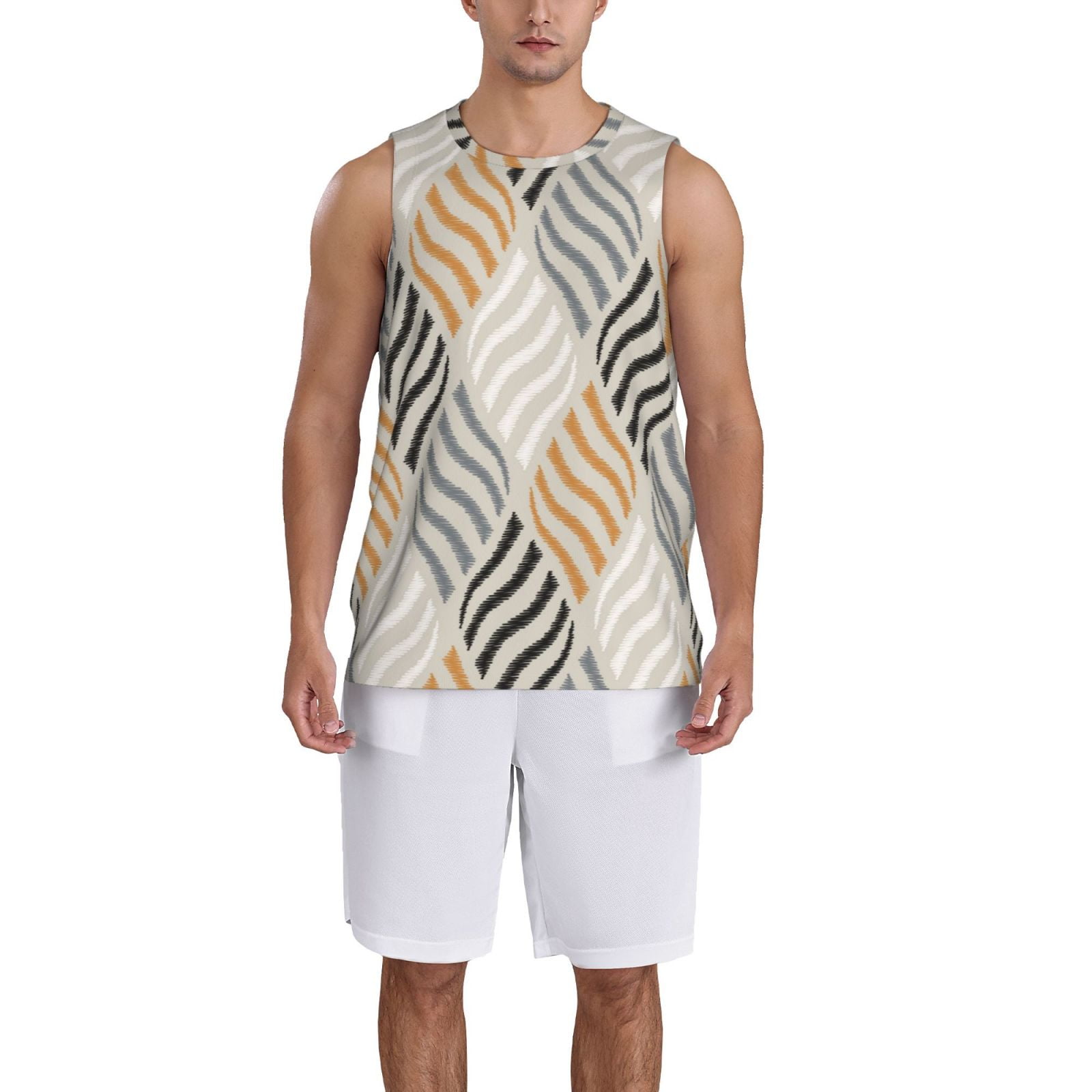 Zeuib Geometric Jersey Shirt for Men,Mesh Athletic Practice Sports ...