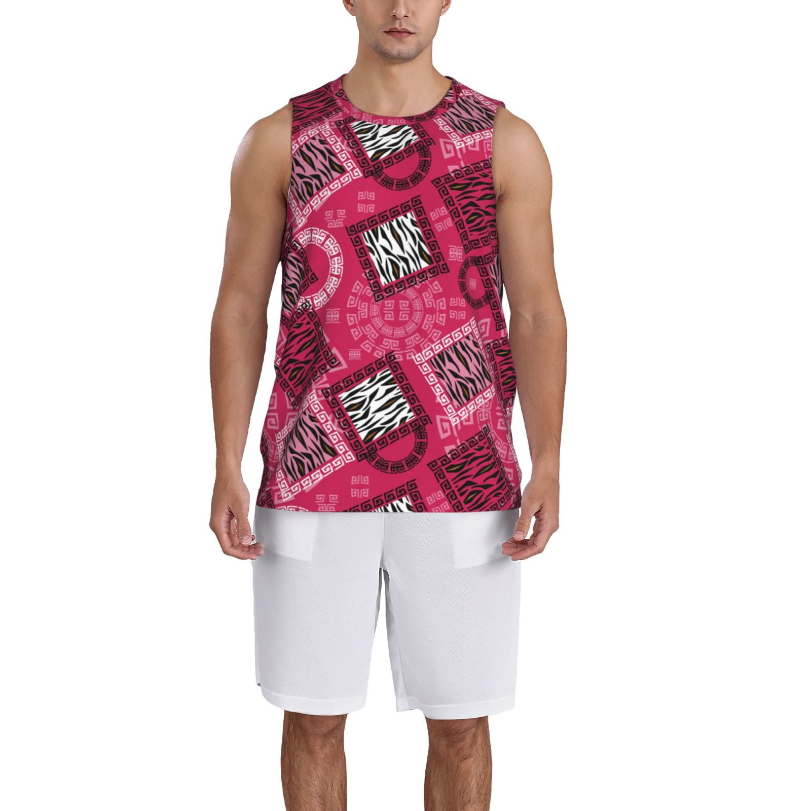 Zeuib Geometry Jersey Shirt for Men,Mesh Athletic Practice Sports ...
