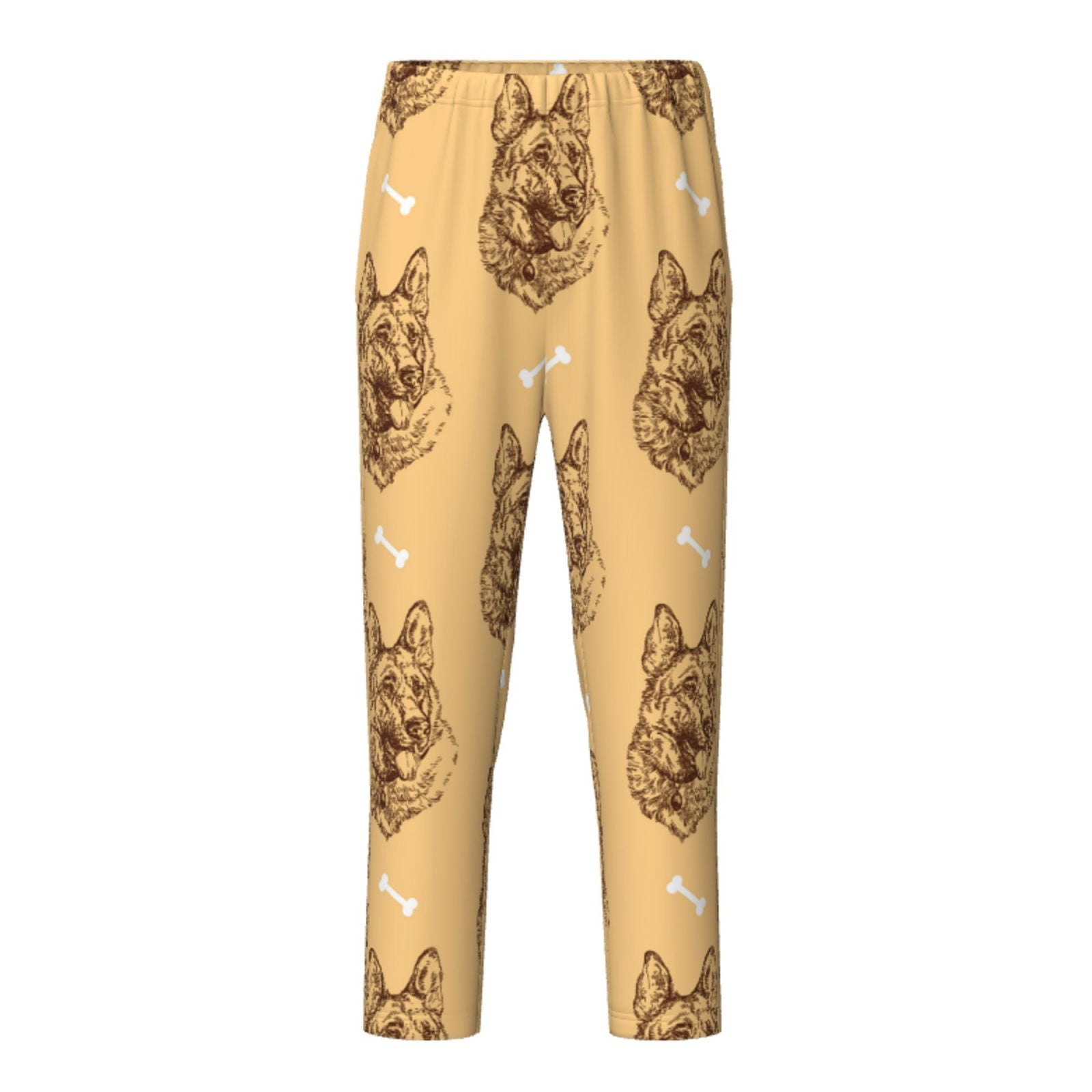 Zeuib German Shepherd Dog Print Pajama Pants for Girls Boys,PJ Bottoms ...