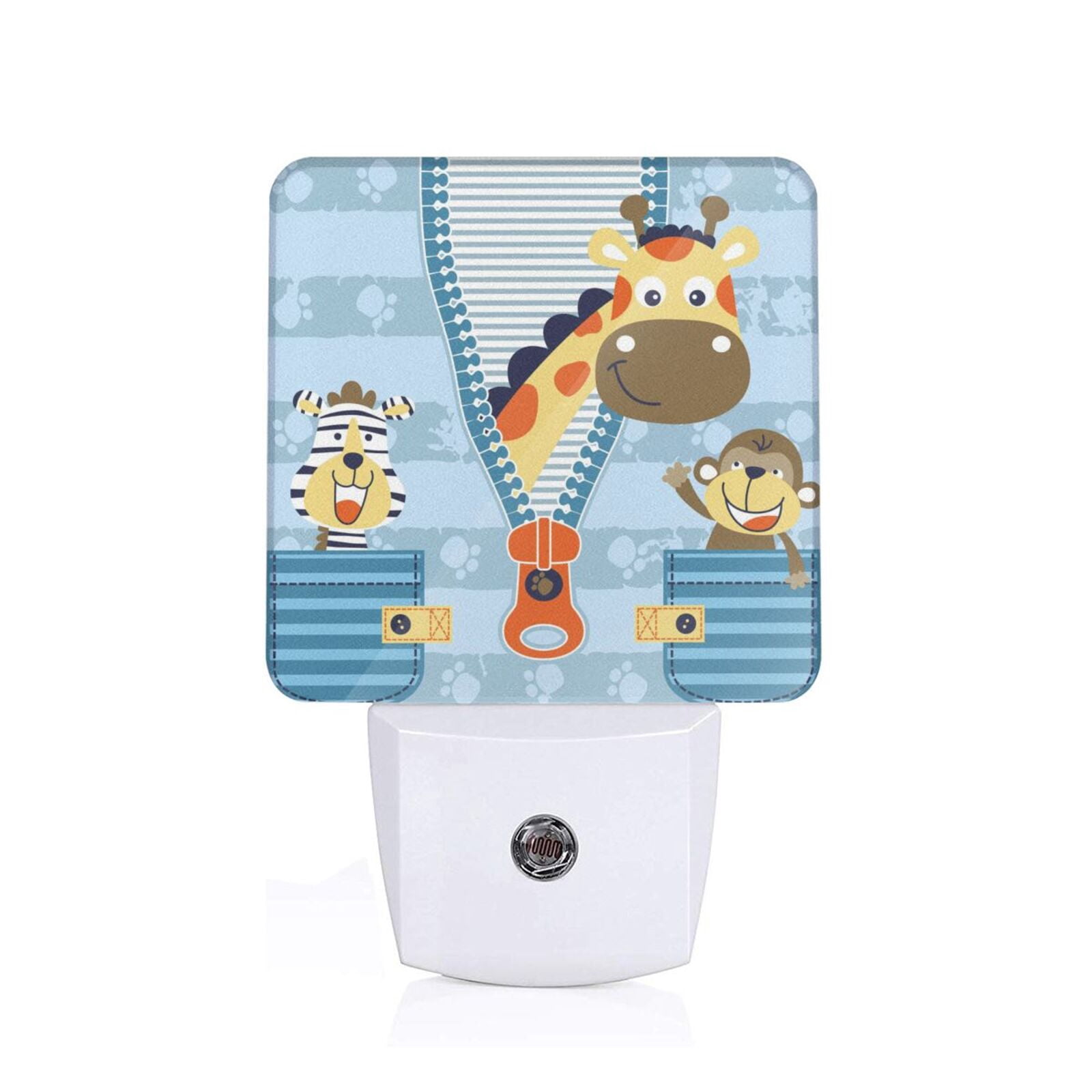 Zeuib Giraffe Come Out From Zipper LED Night Light,Plug in Night Light ...