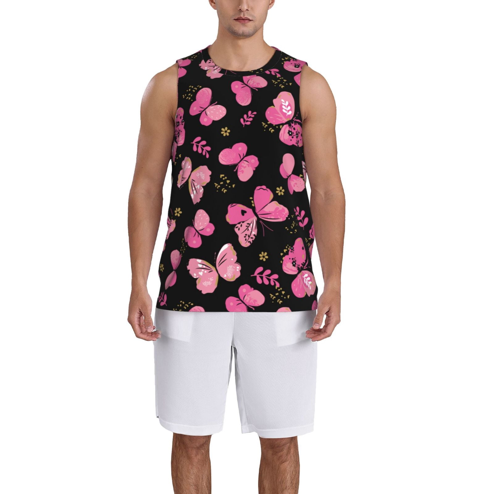 Zeuib Girl Butterfly Jersey Shirt for Men,Mesh Athletic Practice Sports ...