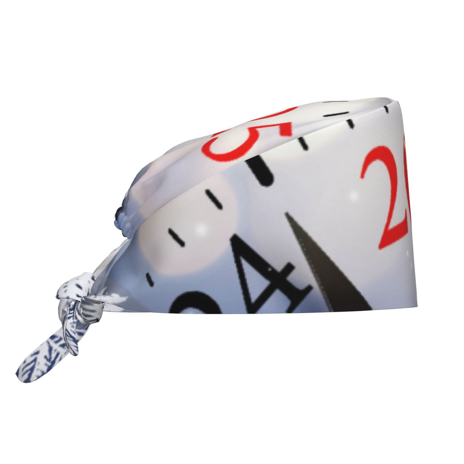 Zeuib Gold Glitter Shining In Light With 2025 Print Adjustable Scrub ...