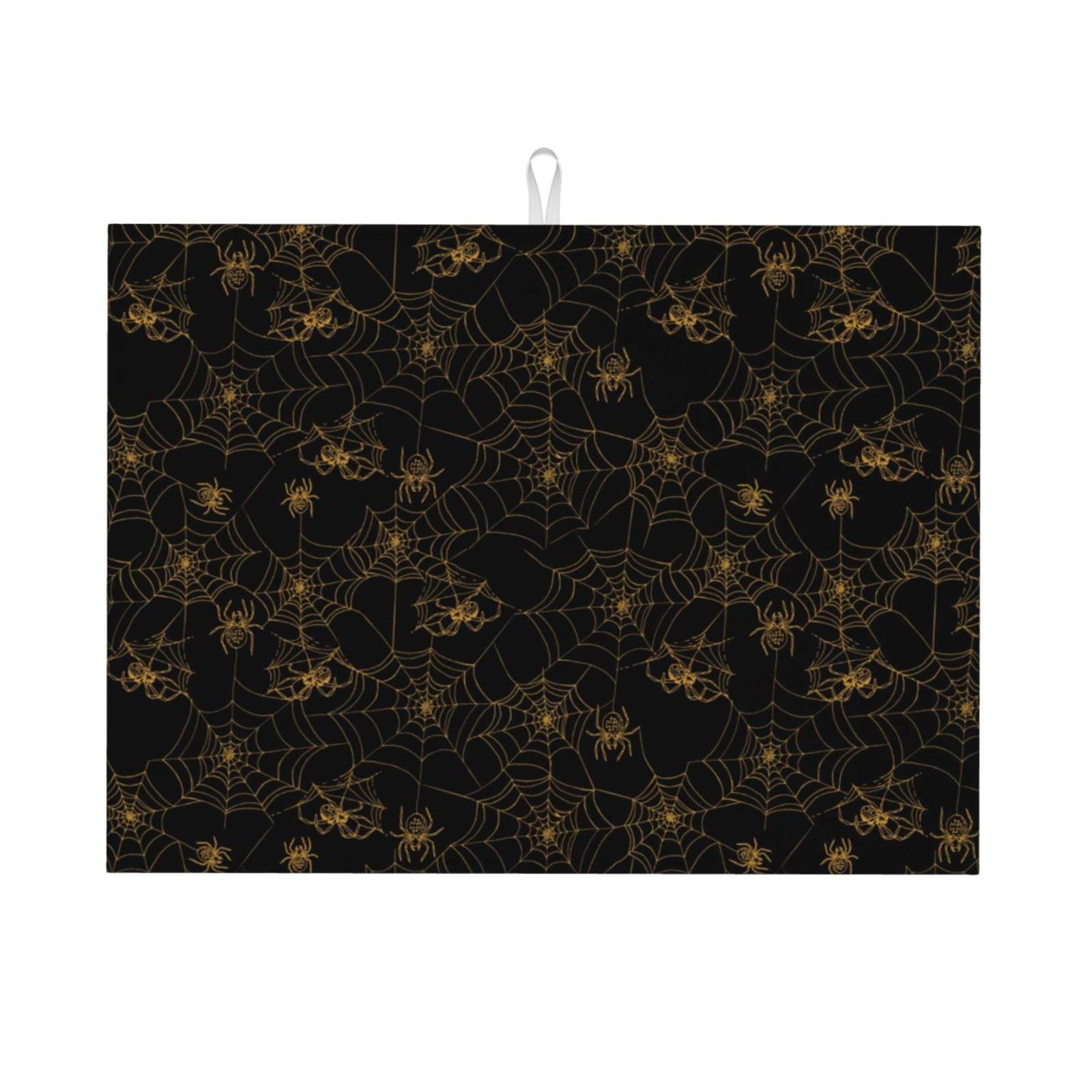Zeuib Gold Spiders And Cobwebs Dish Drainer Kitchen Counter, Kitchen ...