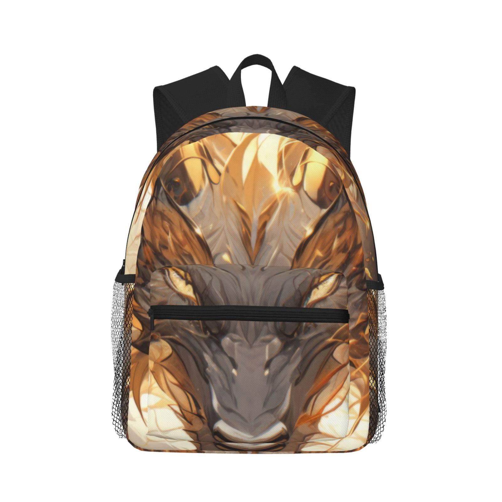 Zeuib Golden Horned White Dragon Backpack，Stylish, Comfortable, and ...
