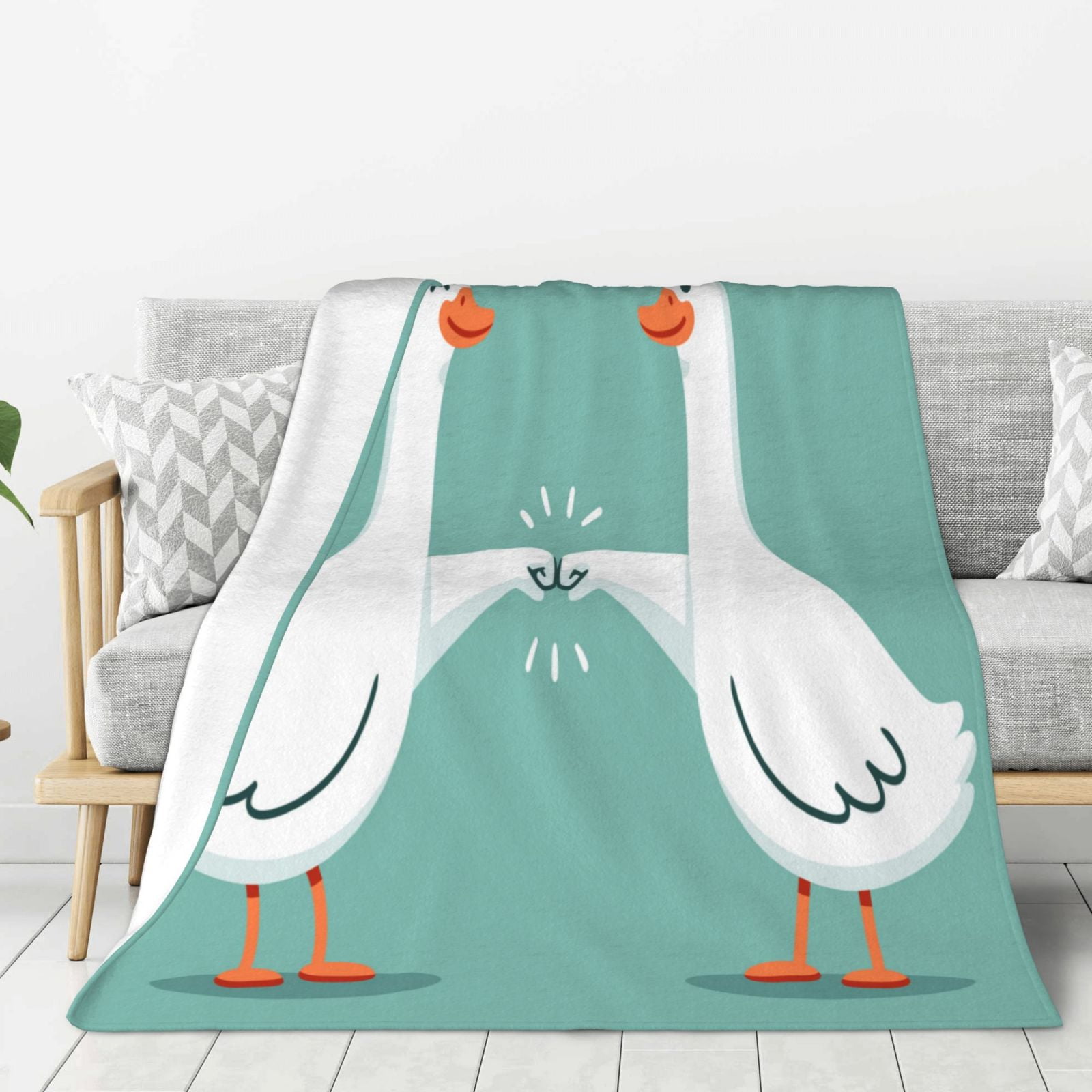 Zeuib Goosebumps Print Fleece Throw Blanket,Plush Fluffy Large Big ...