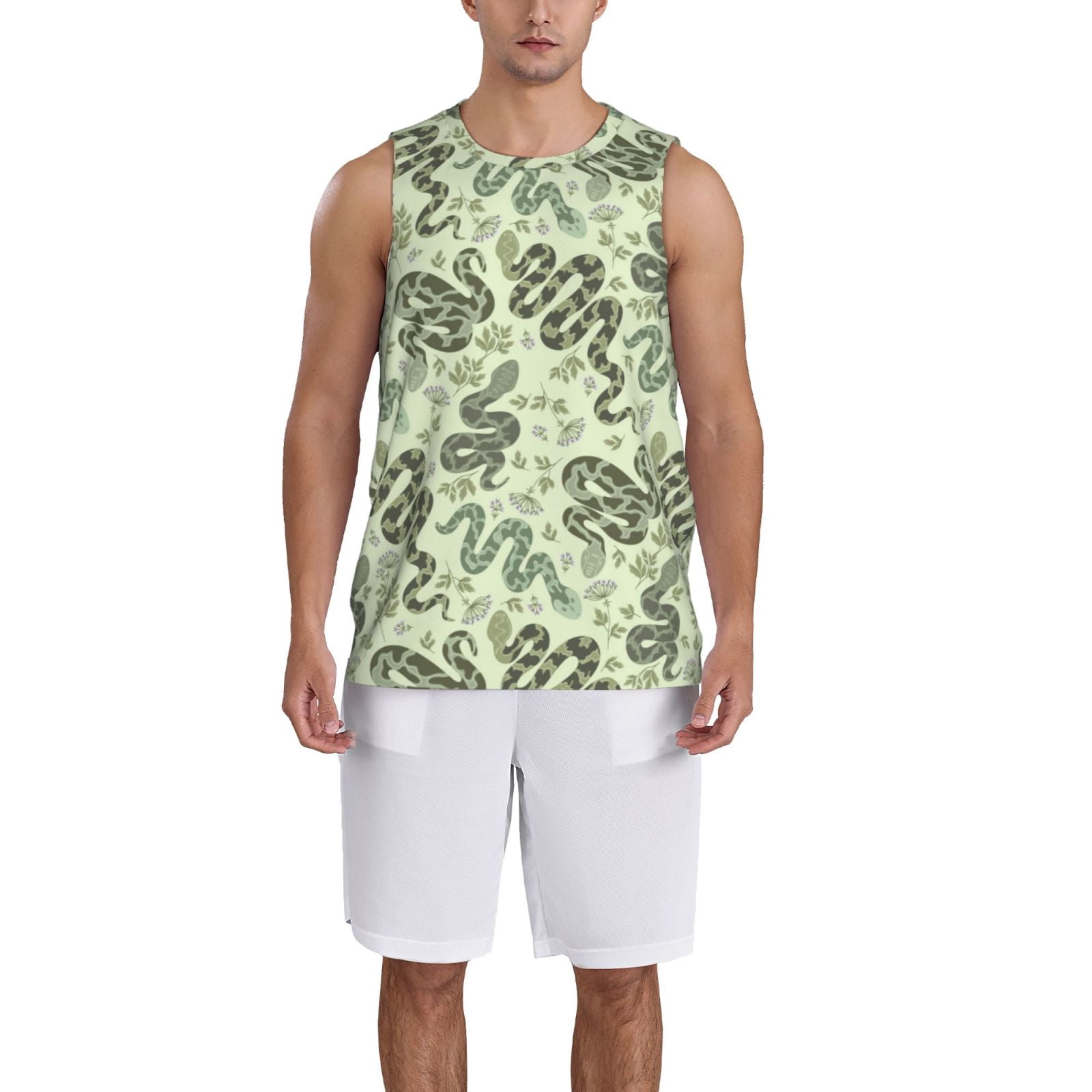 Zeuib Green Snake Jersey Shirt for Men,Mesh Athletic Practice Sports ...