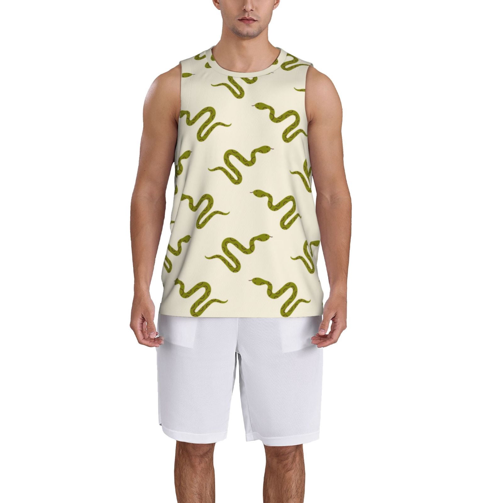 Zeuib Green Snake Jersey Shirt for Men,Mesh Athletic Practice Sports ...