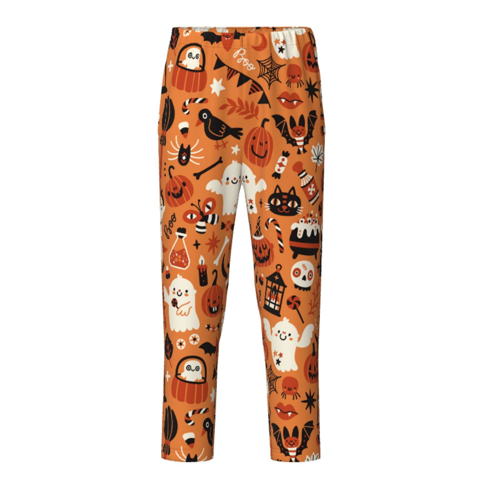 Zeuib Halloween 2 Print Pajama Pants for Girls Boys,PJ Bottoms for Kids ...