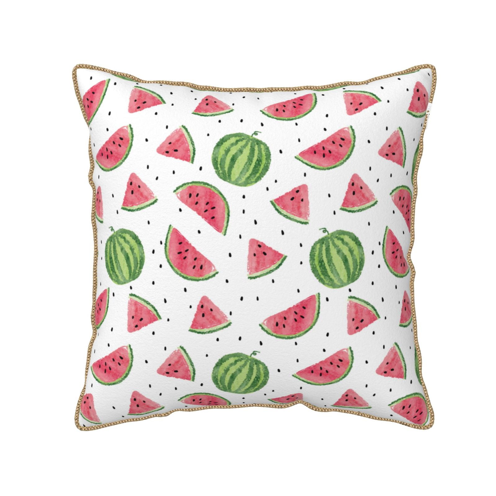Zeuib Hand Drawn Watermelon Print Decorative Throw Pillow Covers ...