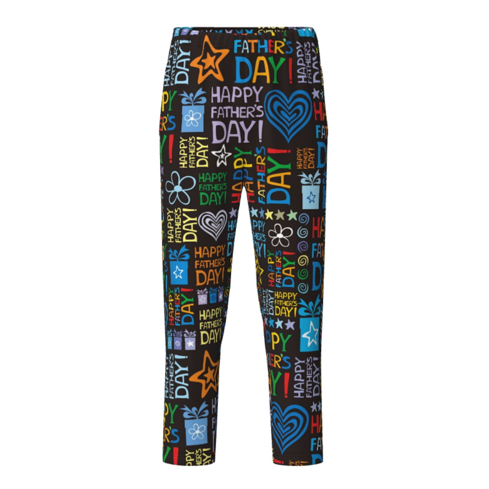 Zeuib Happy Father Day Print Pajama Pants for Girls Boys,PJ Bottoms for ...
