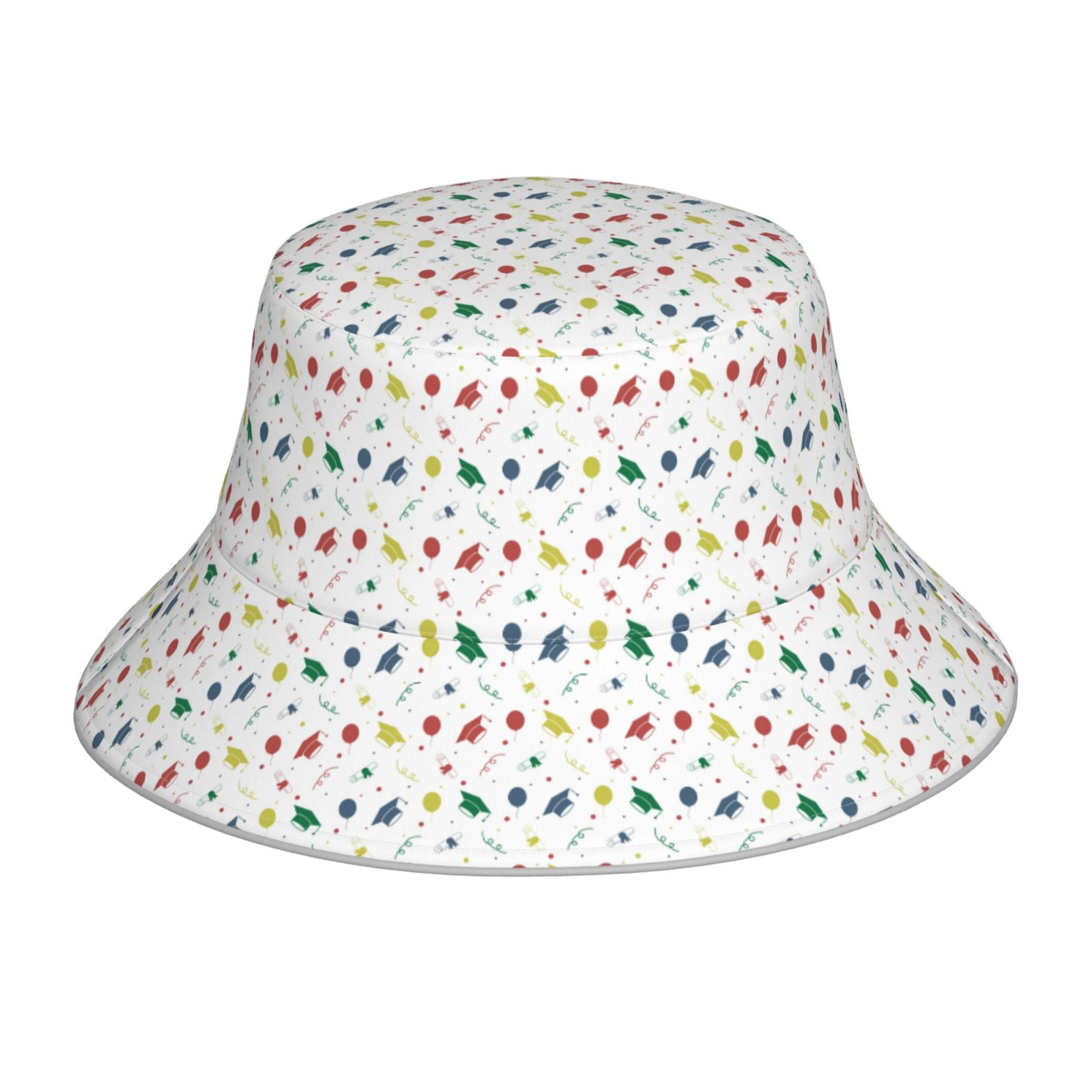Zeuib Happy Graduation Reflective Bucket Hat, UV Protection, Wide Brim ...