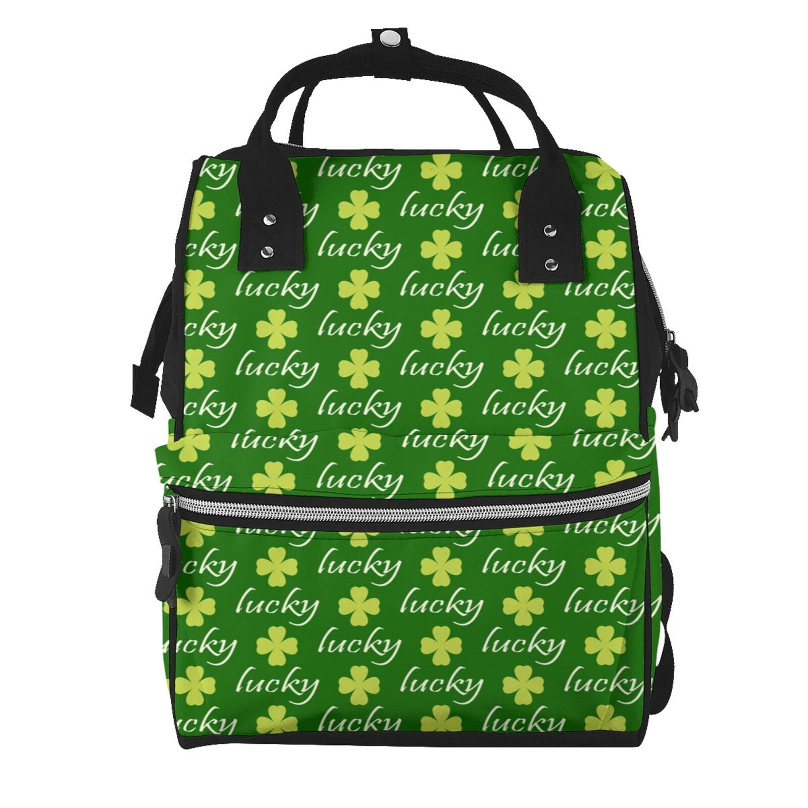 Zeuib Happy St. Patrick's Day Print Waterproof Mummy backpack,Diaper ...