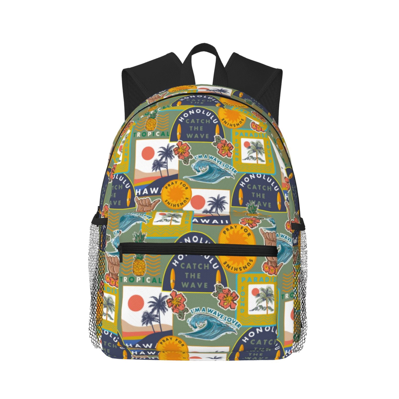 Zeuib Hawaiian Style Backpack，Stylish, Comfortable, and Versatile ...