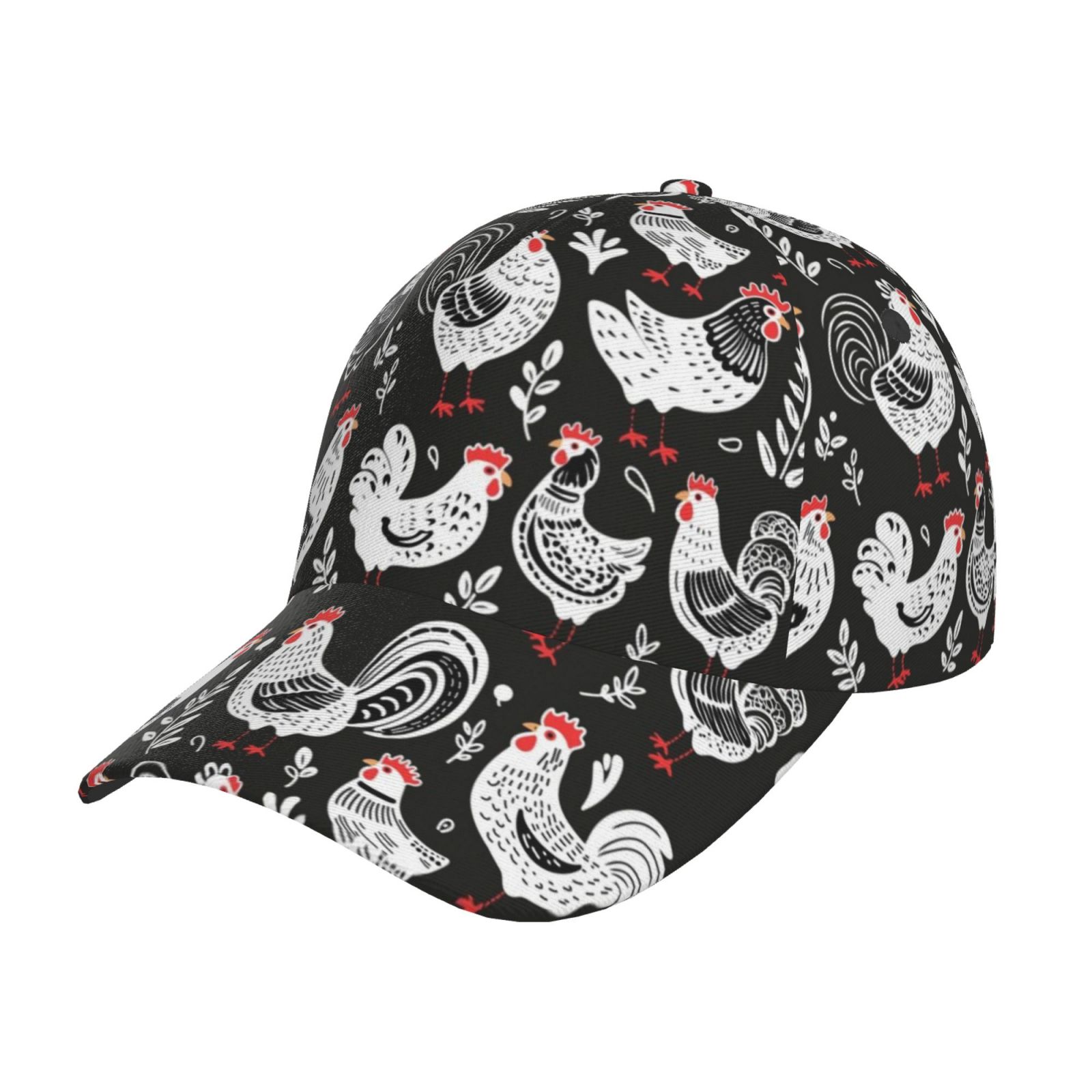 Zeuib Laying Hens And Roosters Baseball Cap Adjustable Size for Running ...