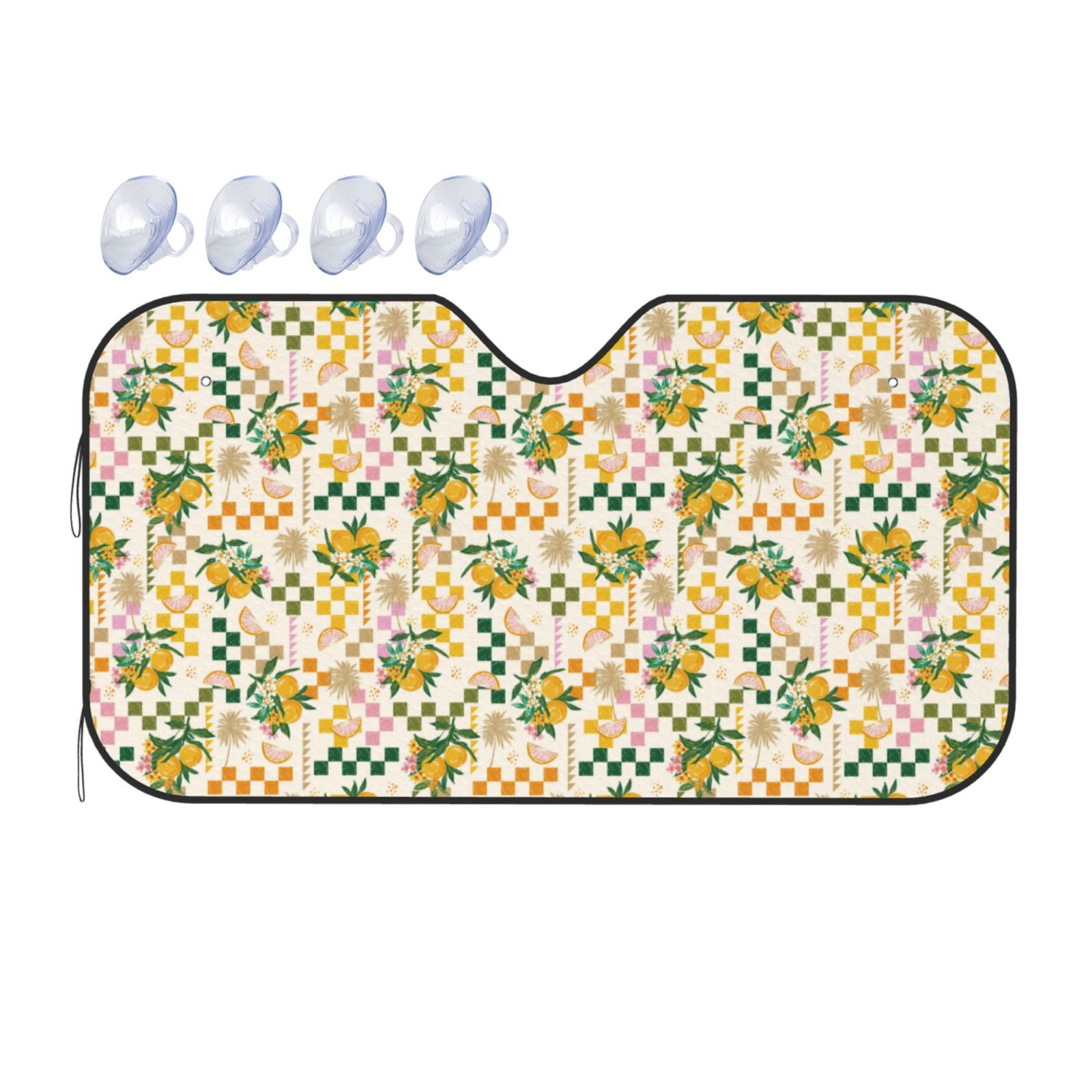 Zeuib Lemon Premium Car Sunshade: Superior Sun Protection and Heat ...