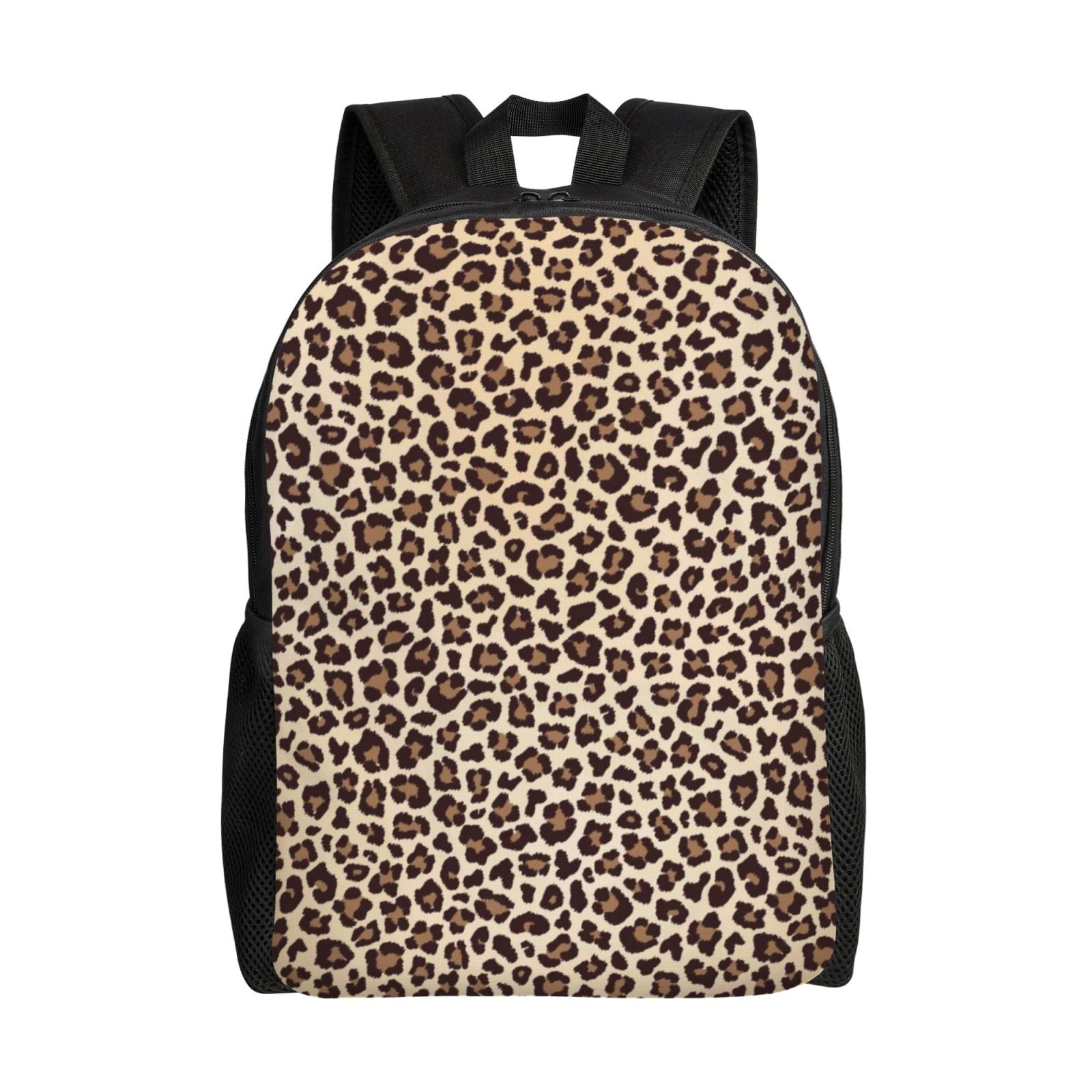 Zeuib Leopard Print-2 Print Business Travel Backpack, Durable Water ...