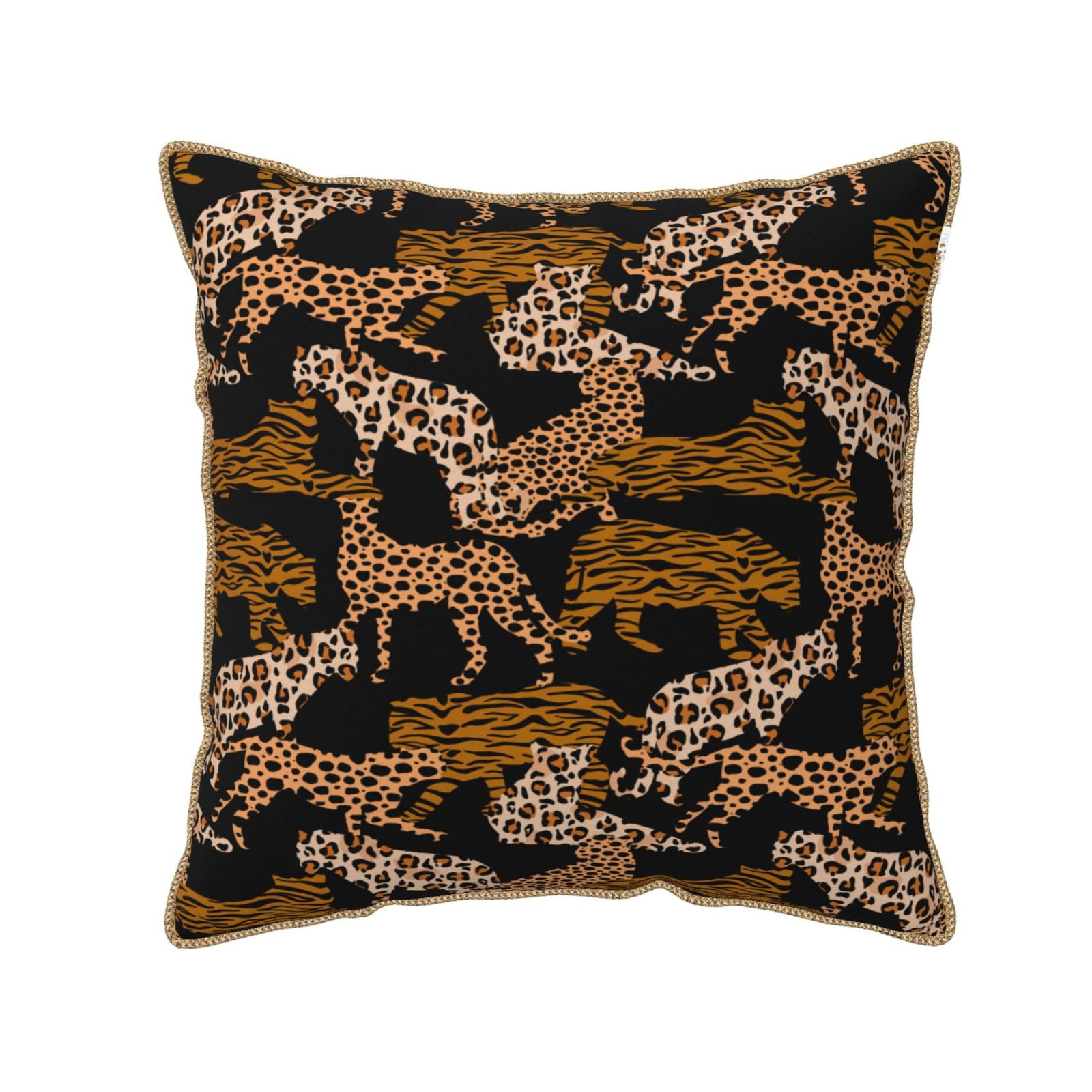 Zeuib Leopard Print Print Decorative Throw Pillow Covers,Cushion Covers ...