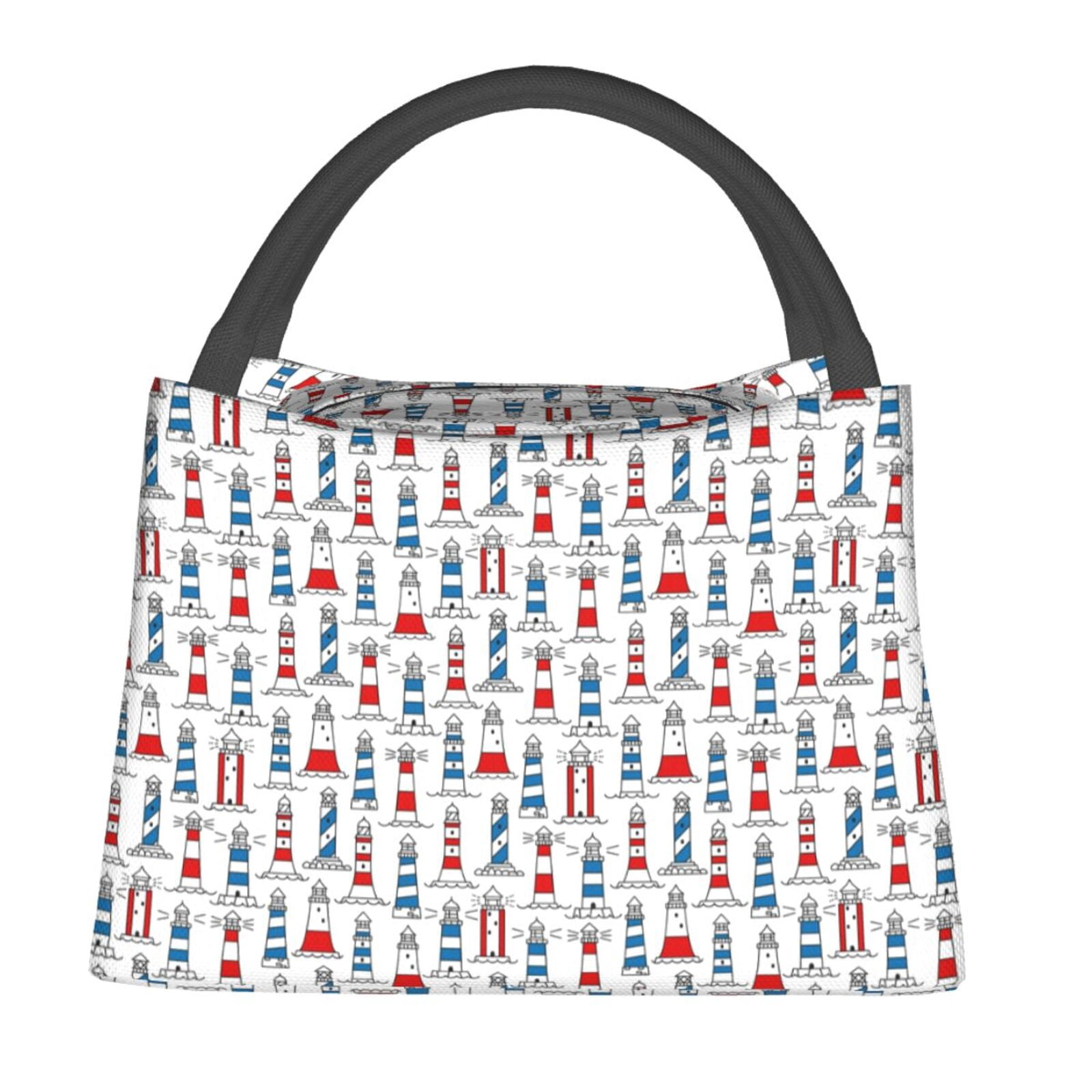 Zeuib Lighthouse And Beacon Lunch Bag,Collapsible Cooler Bag Insulated ...