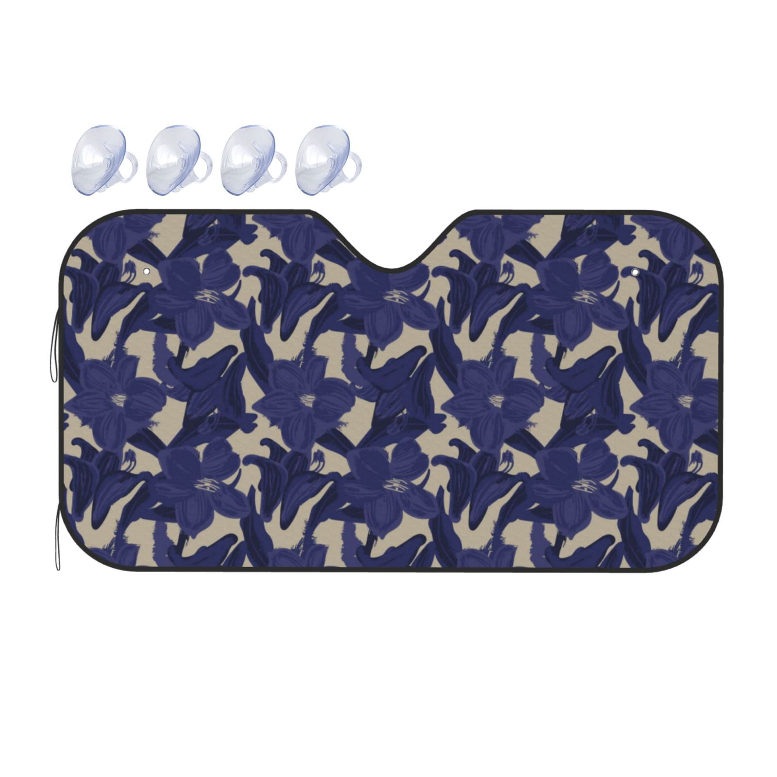 Zeuib Lilies Flowers Premium Car Sunshade: Superior Sun Protection and ...