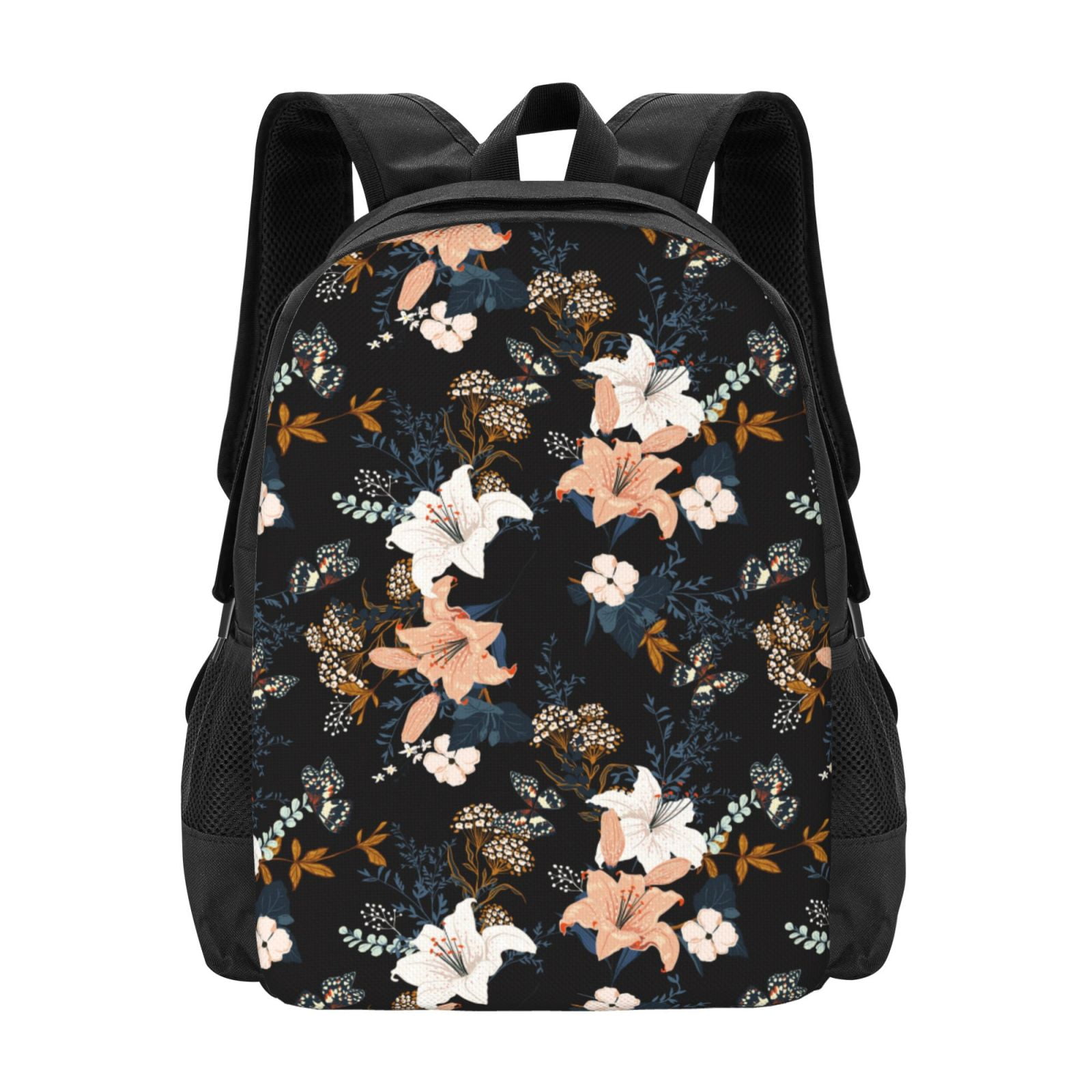 Zeuib Lilies Flowers Stylish and Lightweight Backpack: Perfect for ...
