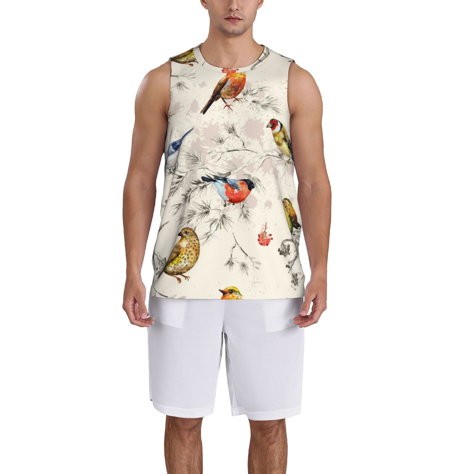 Zeuib Little Birds Jersey Shirt for Men,Mesh Athletic Practice Sports ...