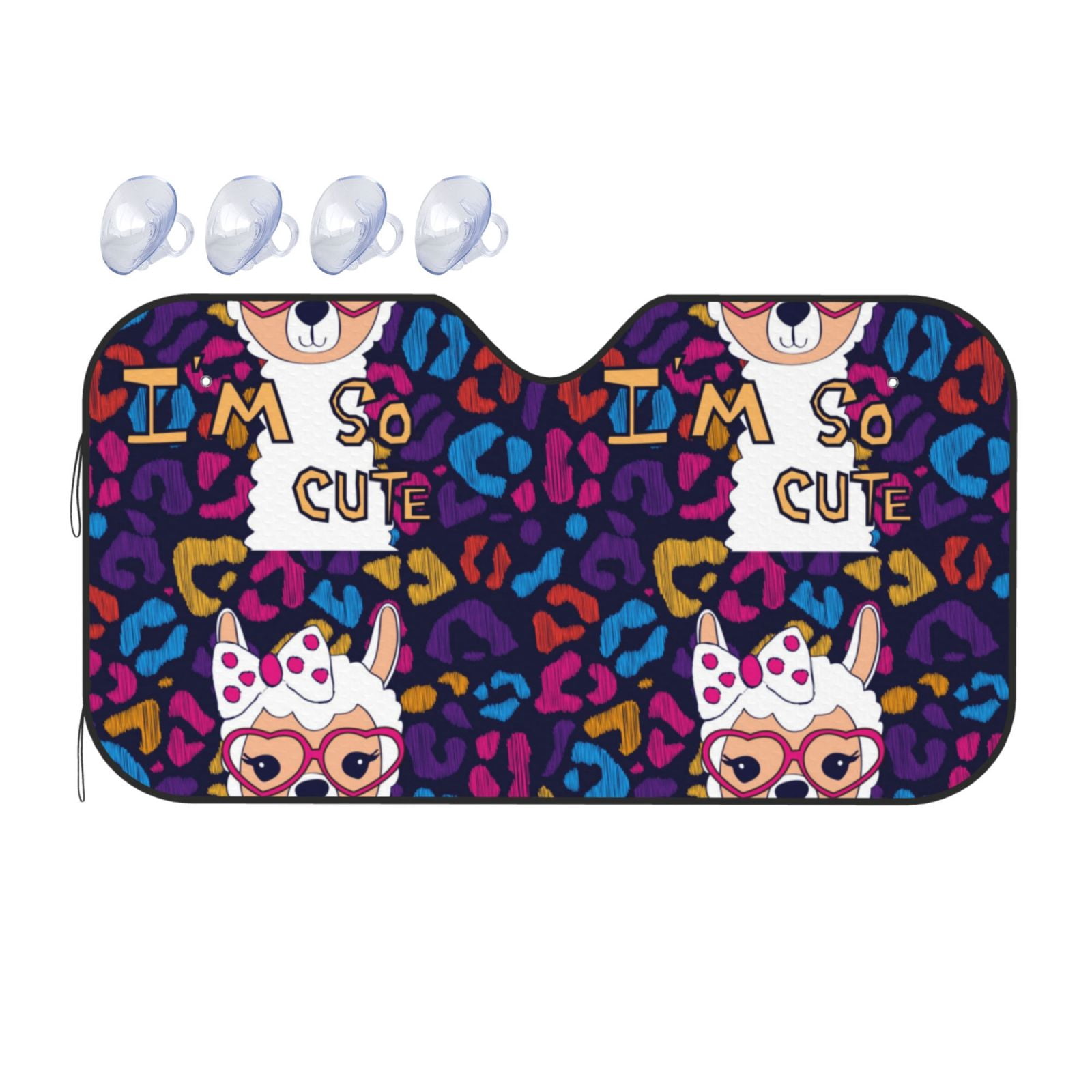 Zeuib Llama Alpaca Premium Car Sunshade: Superior Sun Protection and ...