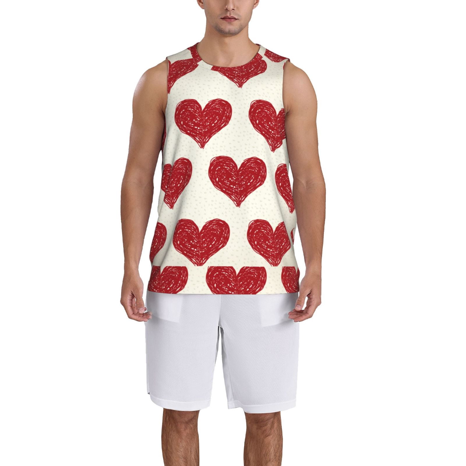 Zeuib Love Jersey Shirt for Men,Mesh Athletic Practice Sports Shirts ...