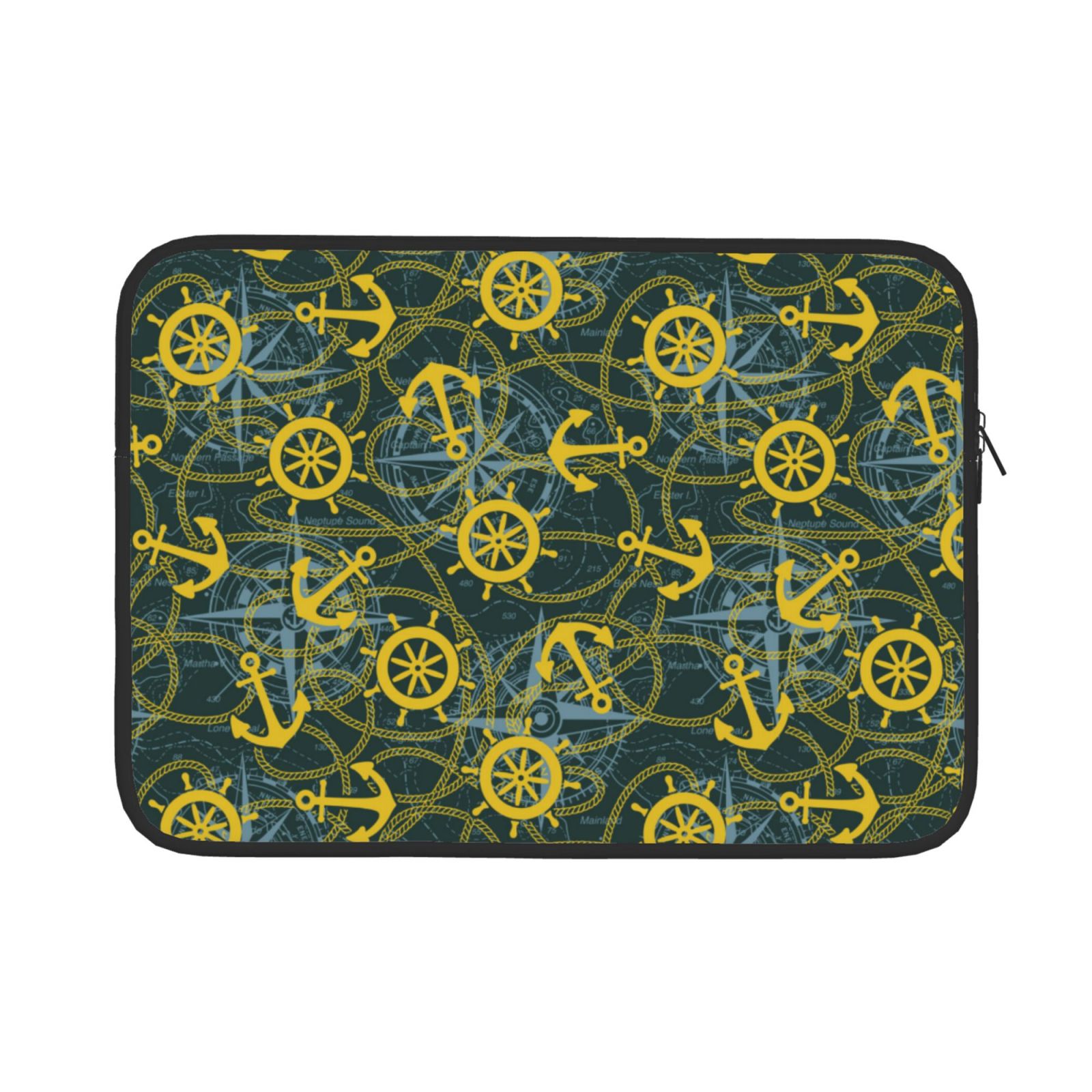 Zeuib Marine Anchors And Compass Laptop Bag: Optimal Protection, Ample ...